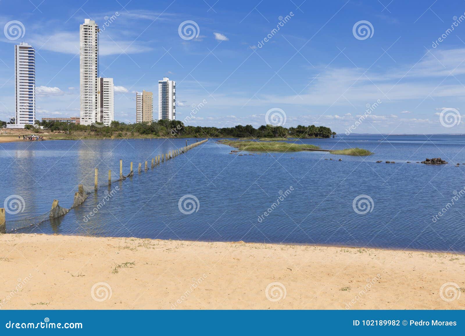 Praia De Graciosa Em Palmas Tocantins Foto de Stock - Imagem de jardim ...