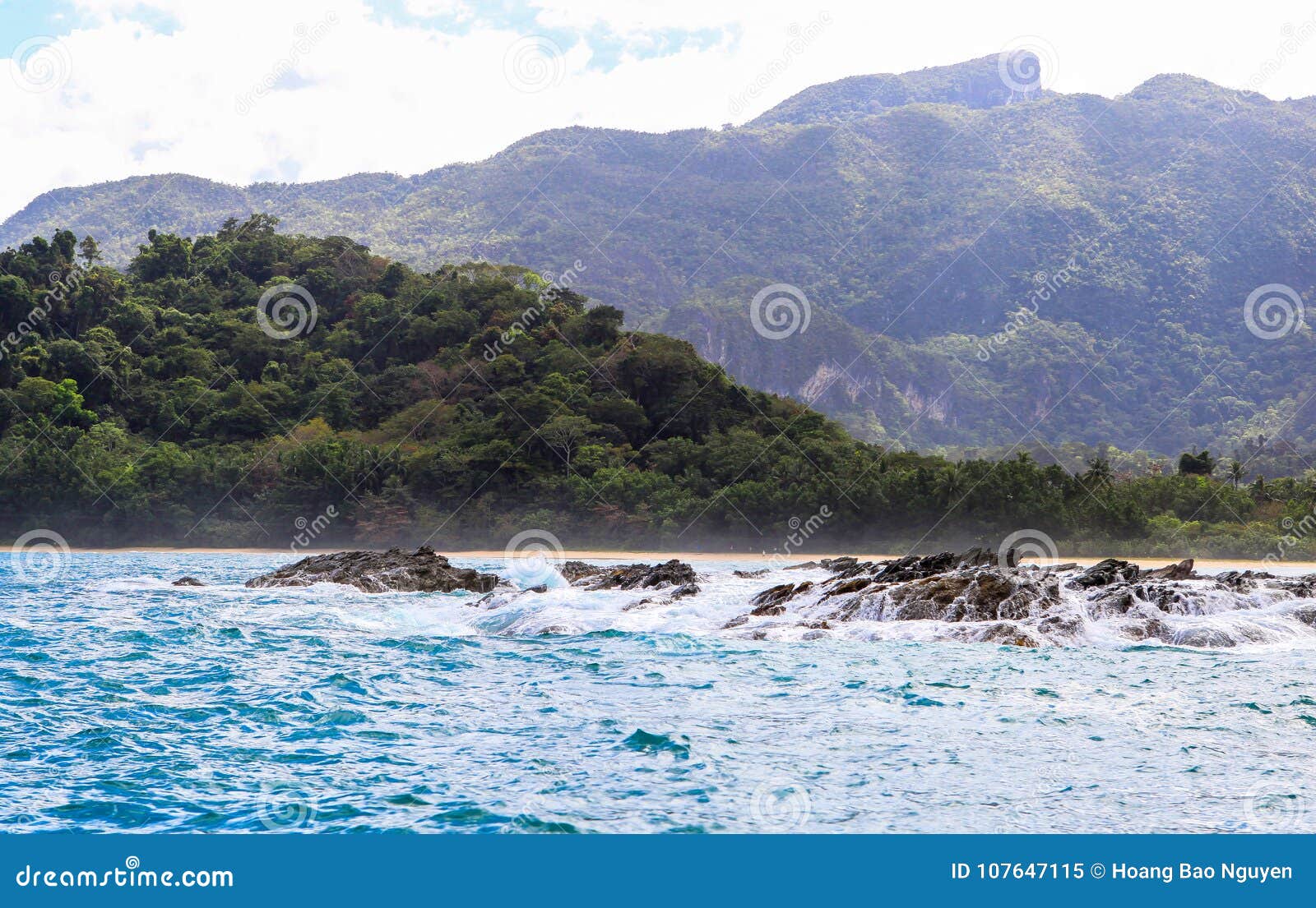 A Praia De Puerto Princesa, Filipinas Imagem de Stock - Imagem de ...