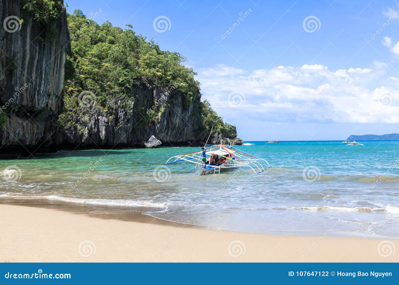 A Praia De Puerto Princesa, Filipinas Fotografia Editorial - Imagem de ...