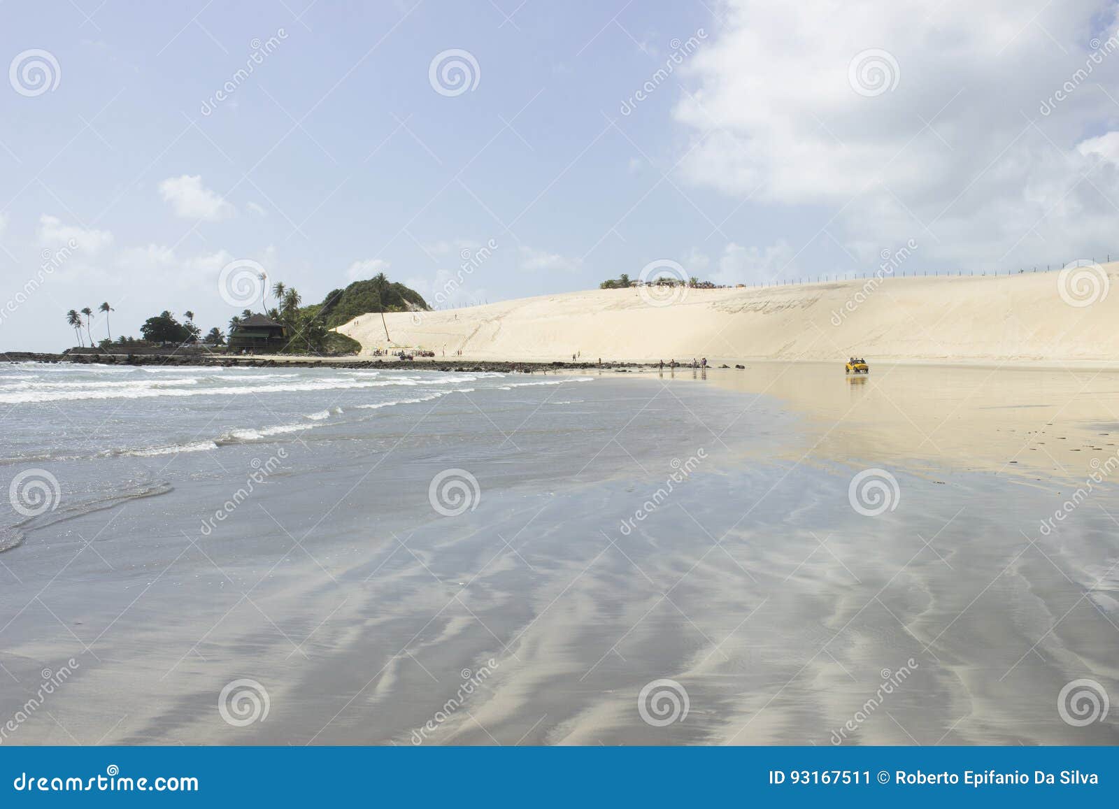 Praia E Dunas De Genipabu Em Natal, RN, Brasil Imagem de Stock - Imagem ...