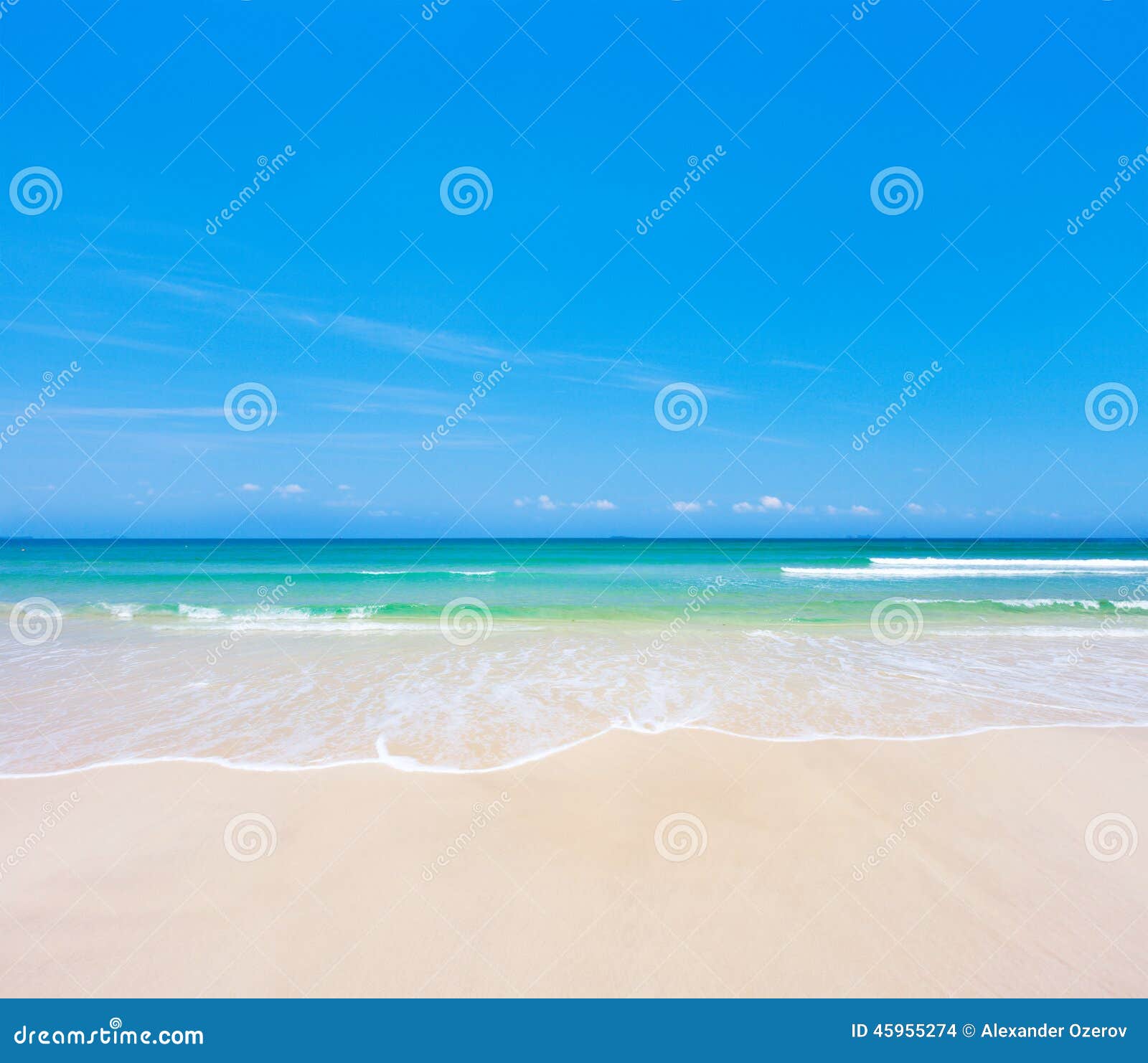 Praia e mar foto de stock. Imagem de turismo, quente - 45955274