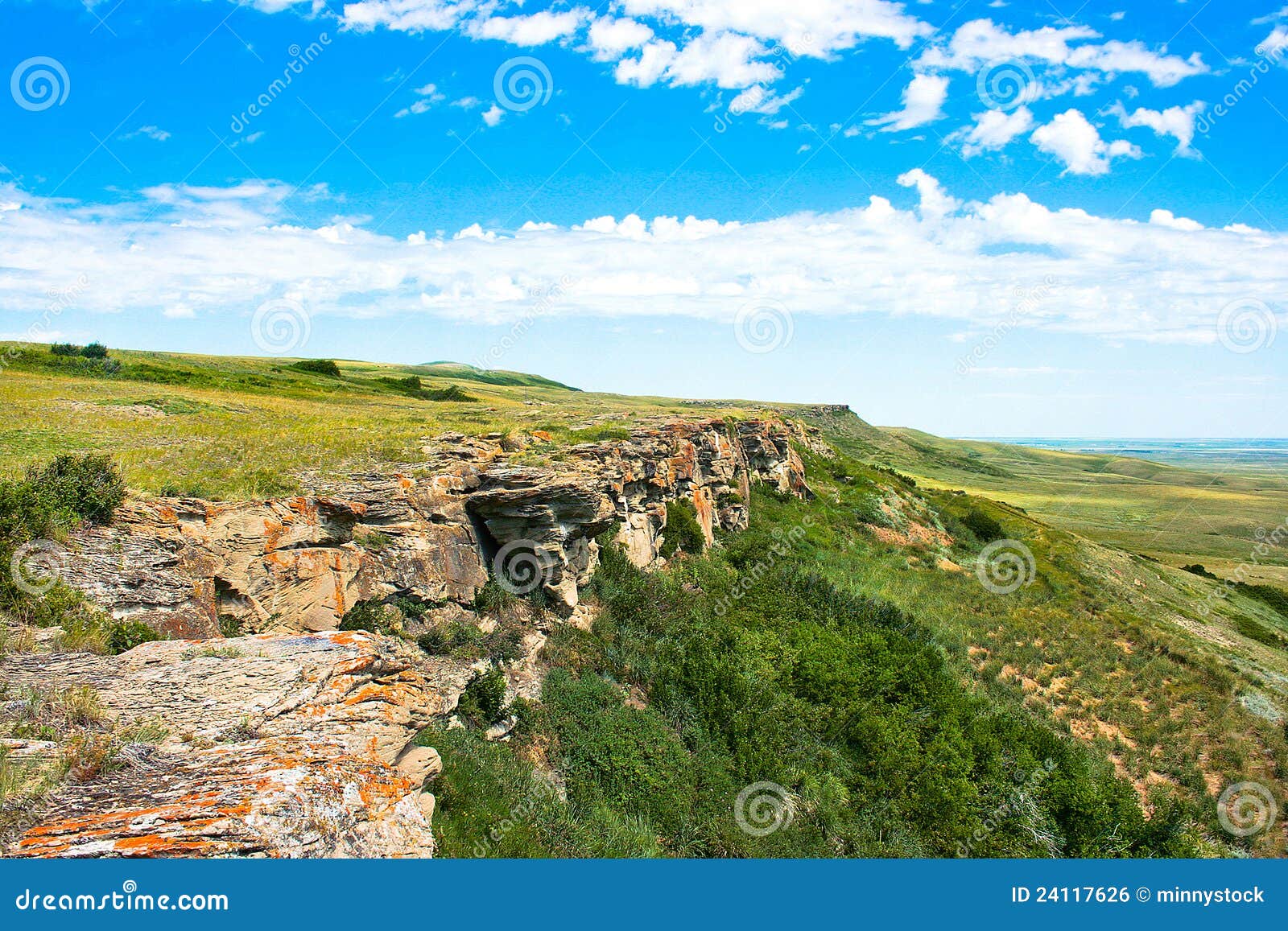 Prairie in Alberta, Canada stock photo. Image of abyss - 24117626