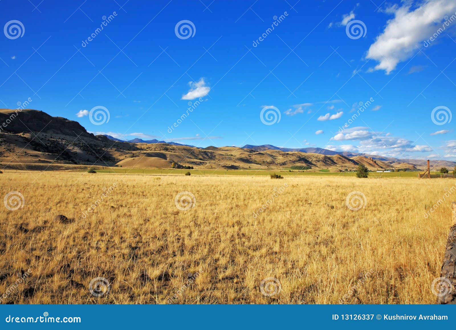 The prairie in autumn day stock image. Image of scenics - 13126337