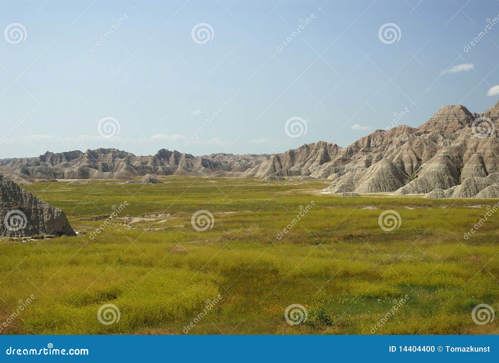 Prairie and Badlands stock photo. Image of prairie, rocks - 14404400