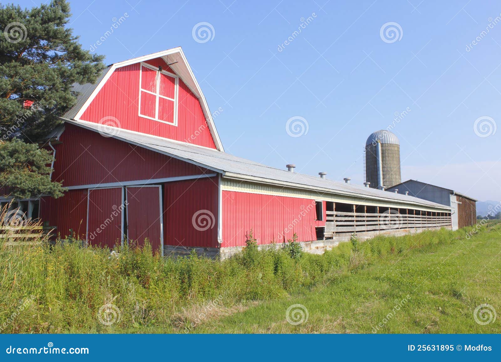 Prairie Farm Buildings stock image. Image of range, farm - 25631895