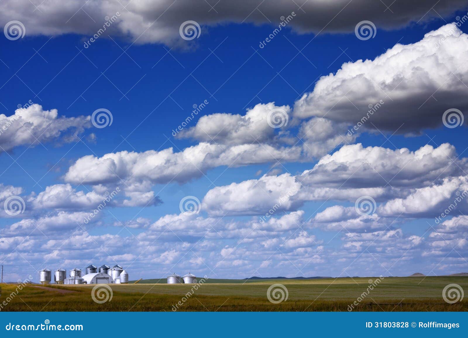 Prairie Farmland stock photo. Image of feed, bale, agriculture - 31803828