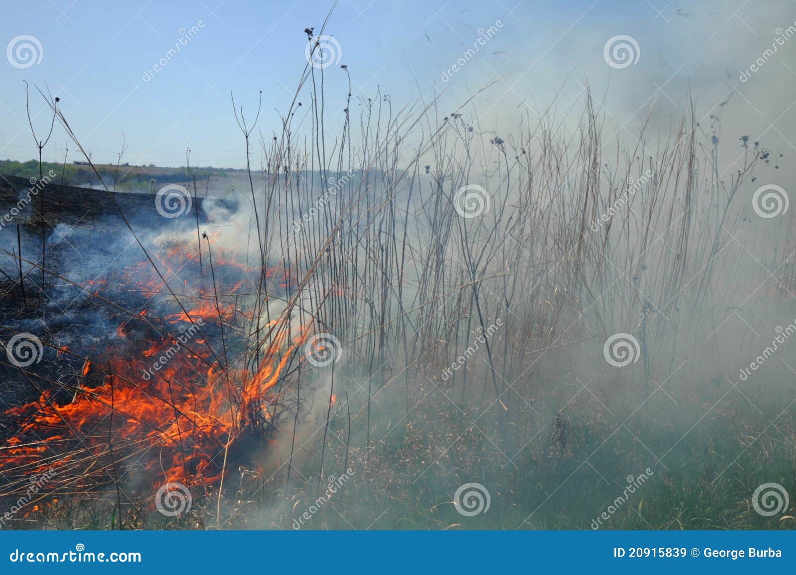 Prairie Fire stock image. Image of close, great, accident - 20915839