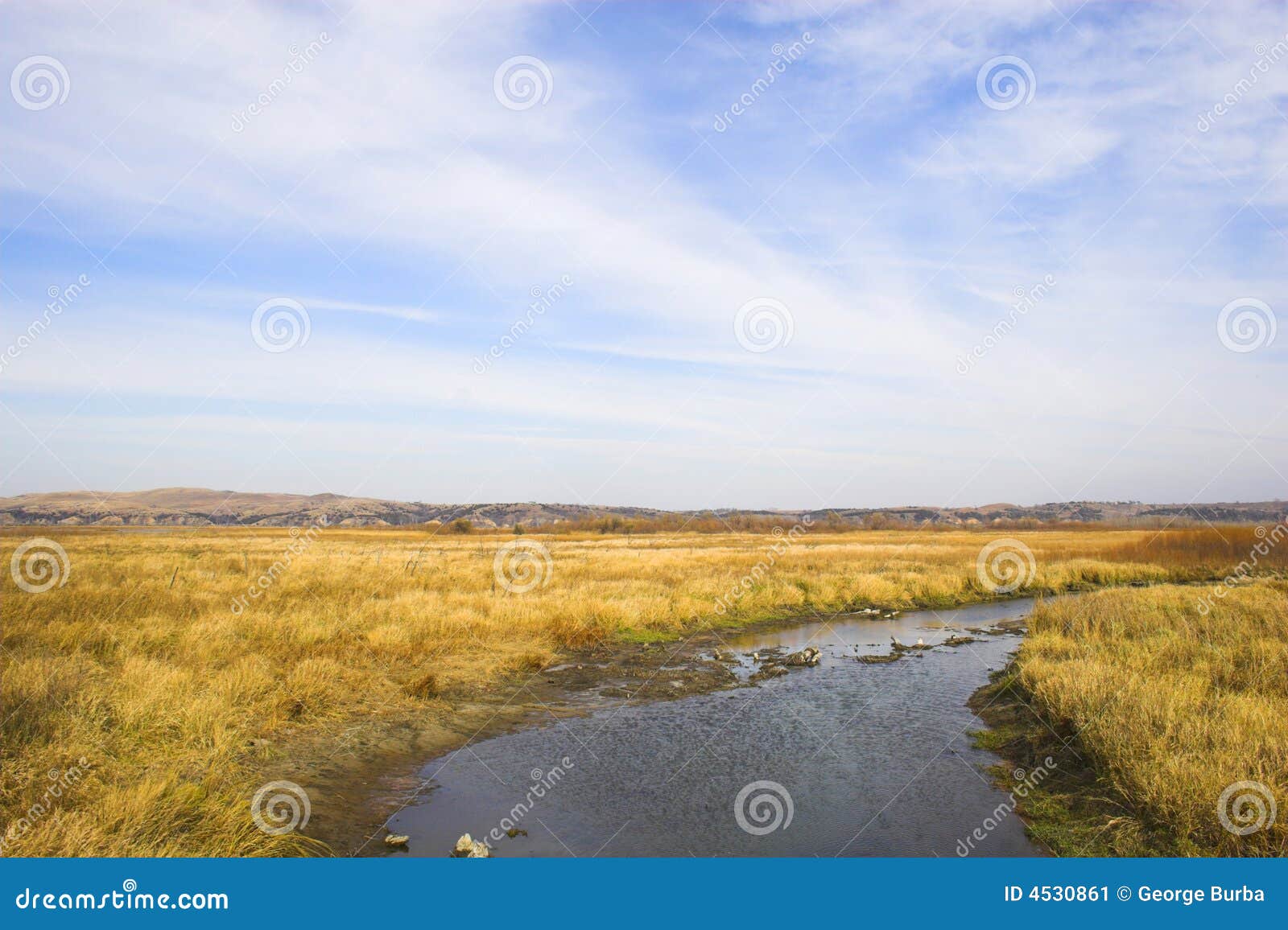 Prairie lakes and rivers stock image. Image of country - 4530861