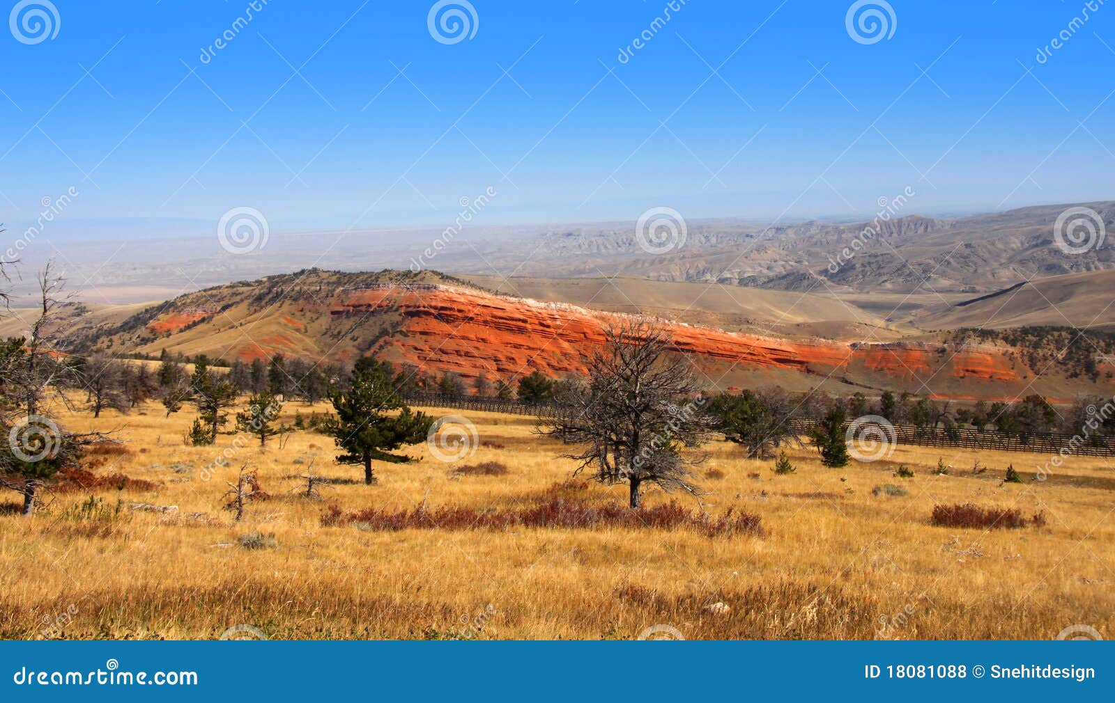 Prairie landscape stock photo. Image of blue, rural, grass - 18081088