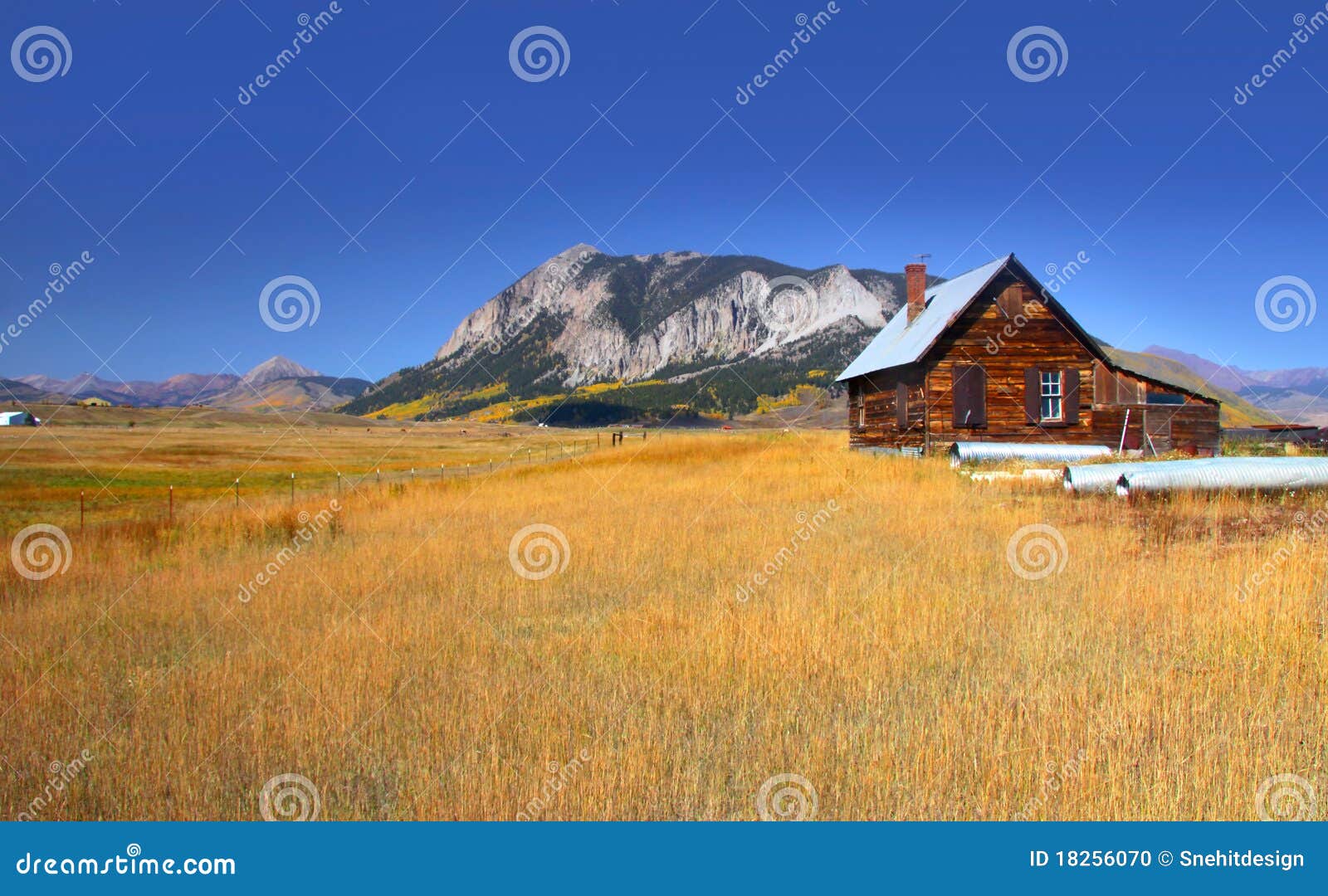 Prairie landscape stock photo. Image of grass, peace - 18256070