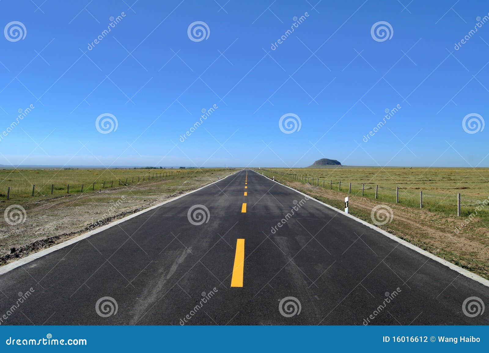 Prairie road stock photo. Image of inner, grasslands - 16016612