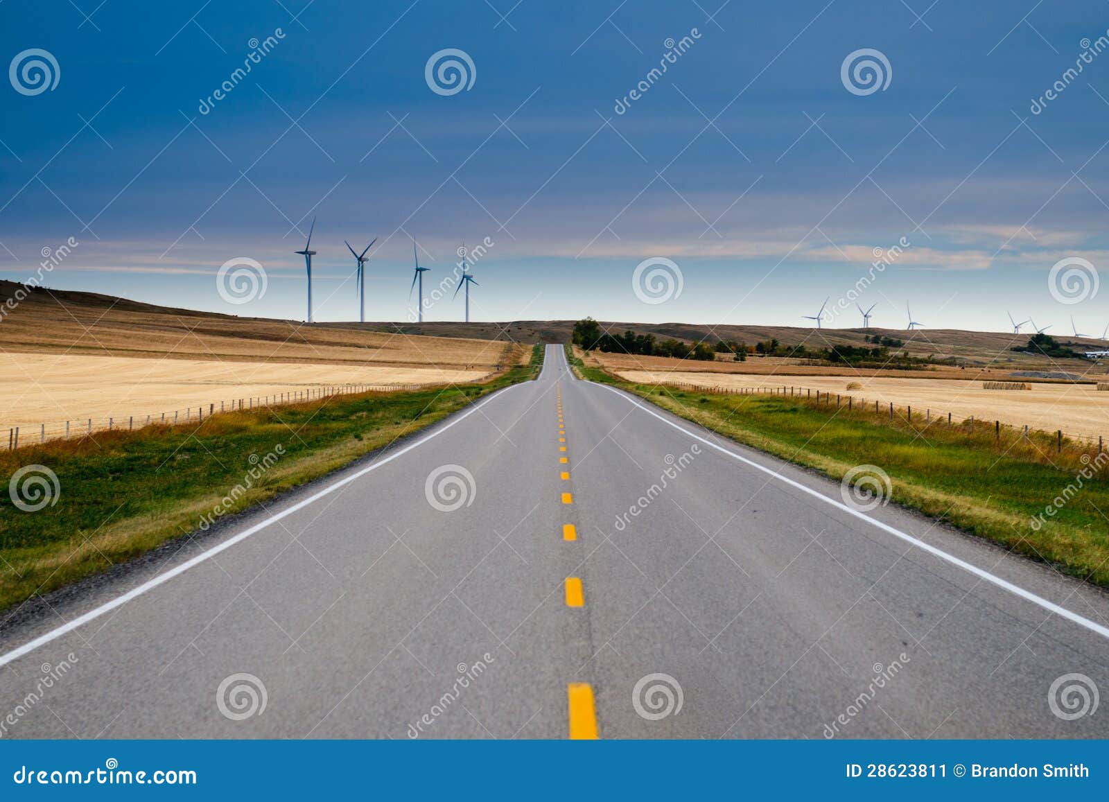 Prairie Road stock image. Image of transport, canada - 28623811