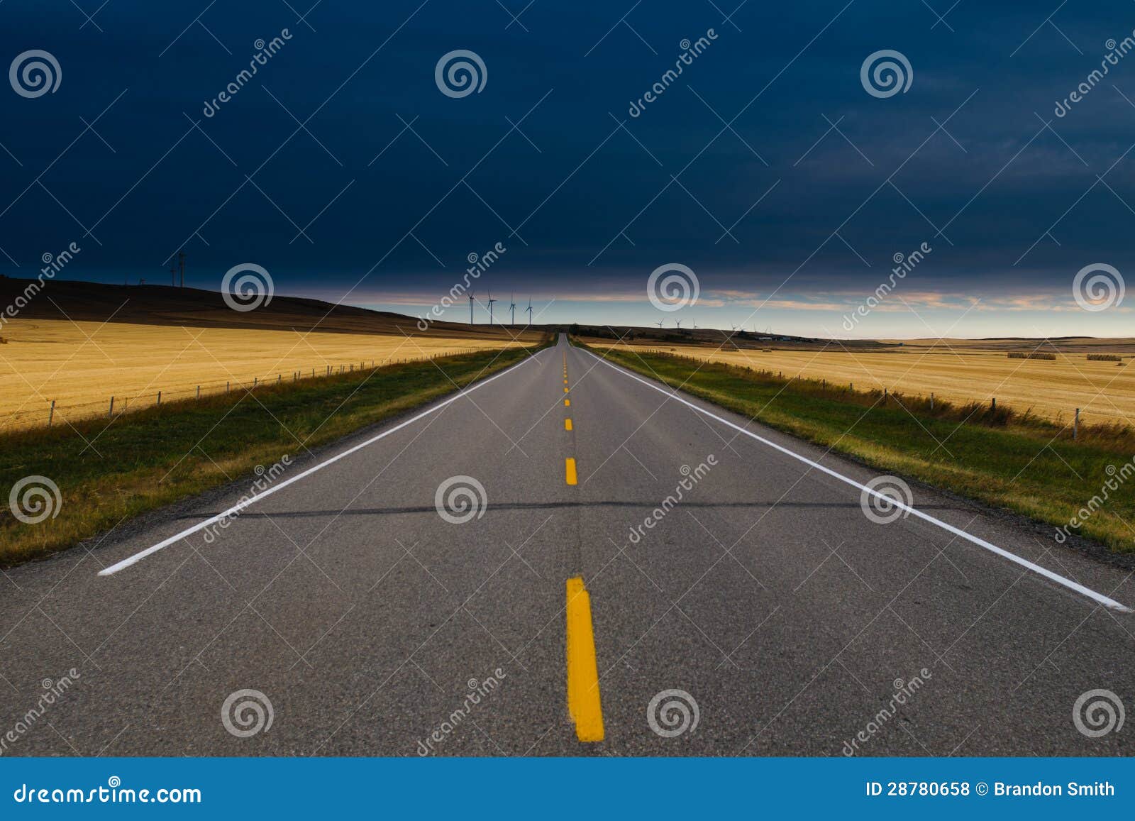 Prairie Road stock photo. Image of journey, alberta, asphalt - 28780658