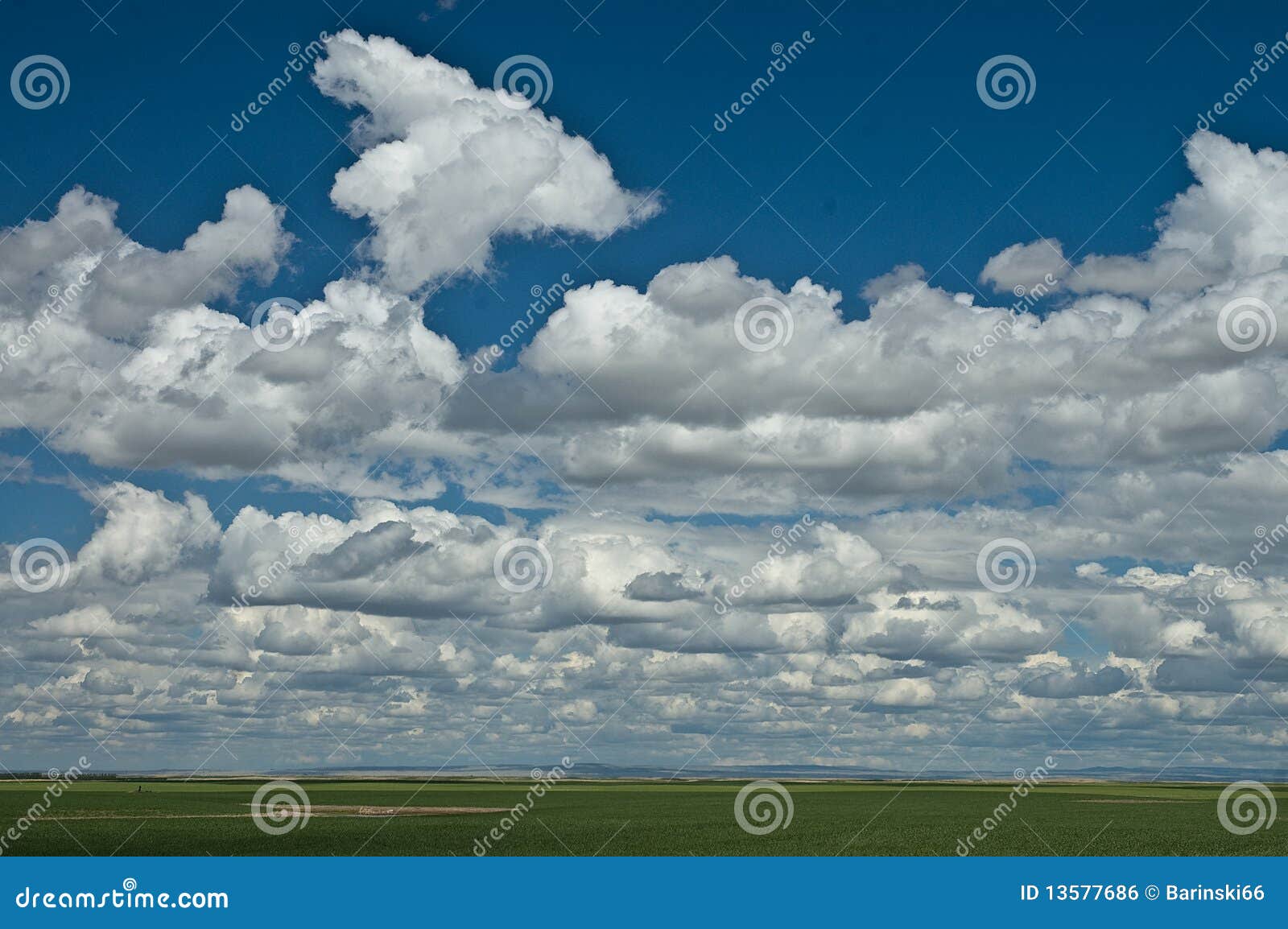 Prairie Sky 2 stock photo. Image of green, horizon, pasture - 13577686