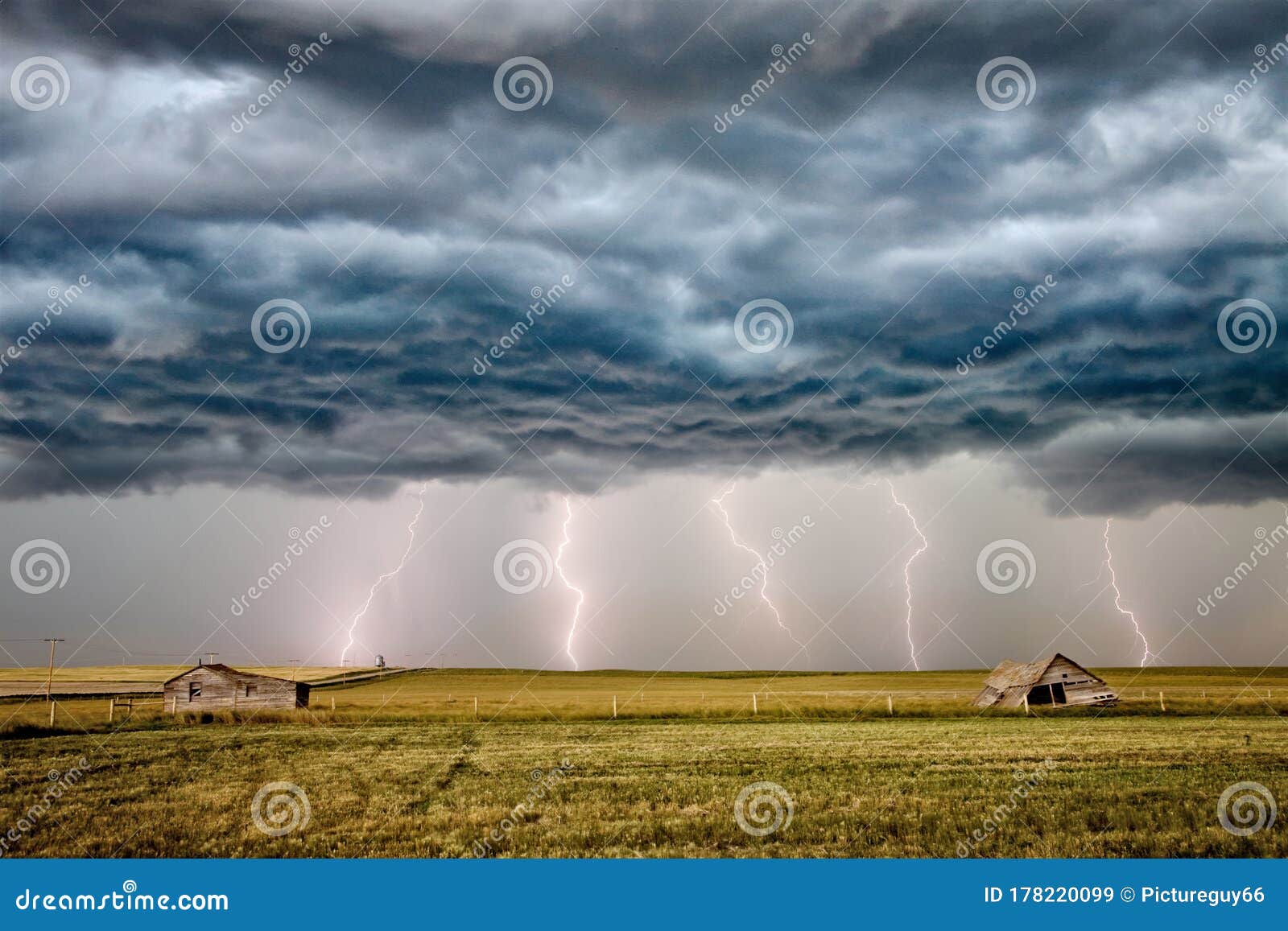 Prairie Storm Canada stock image. Image of black, landscape - 178220099