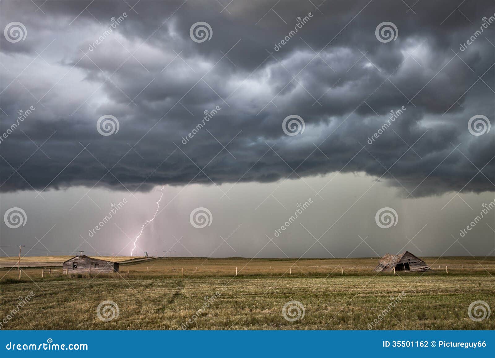 Prairie Storm Clouds stock photo. Image of scenery, outside - 35501162