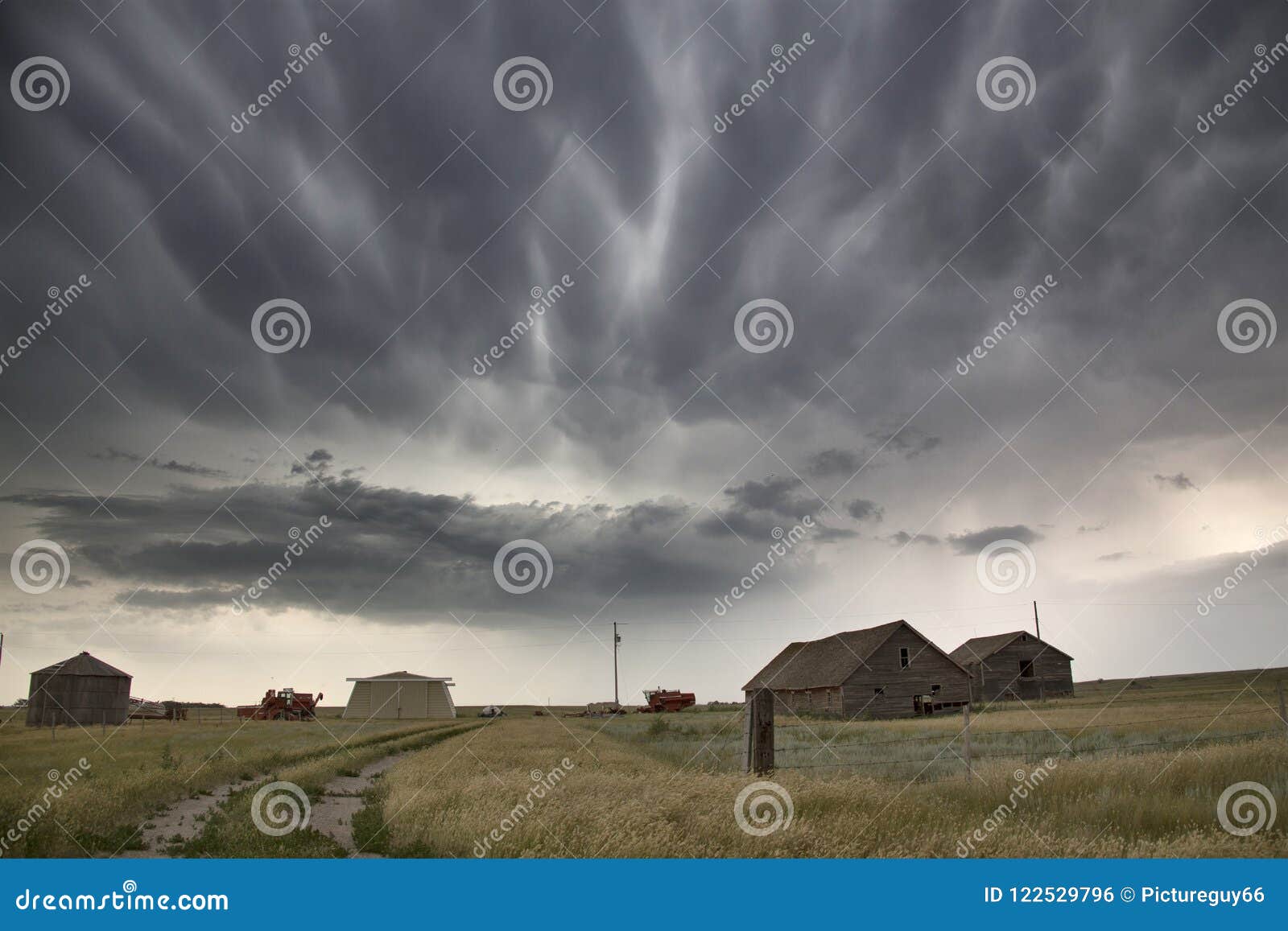 Prairie Storm Clouds stock photo. Image of storm, nature - 122529796