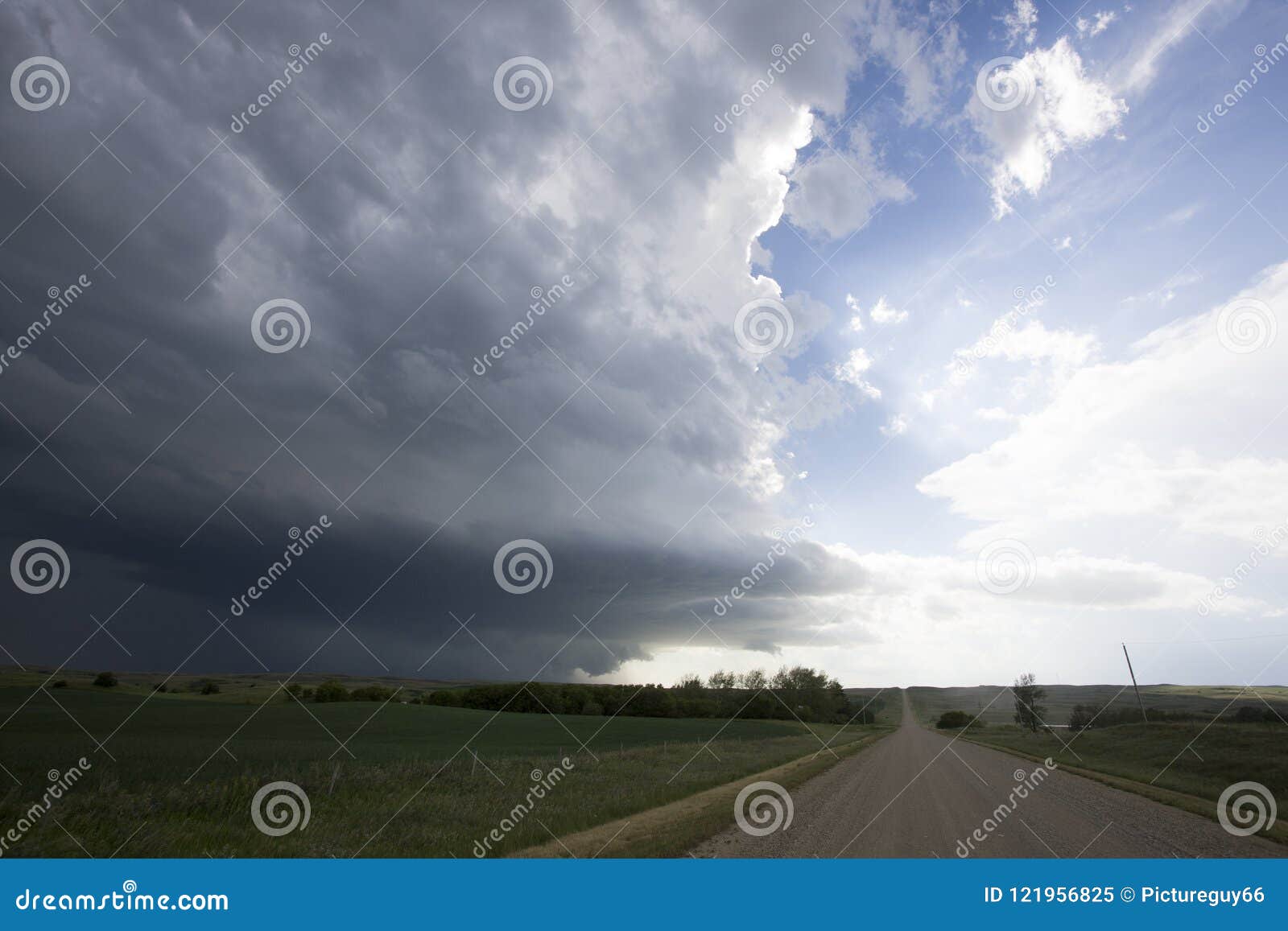 Prairie Storm Clouds stock image. Image of outdoors - 121956825