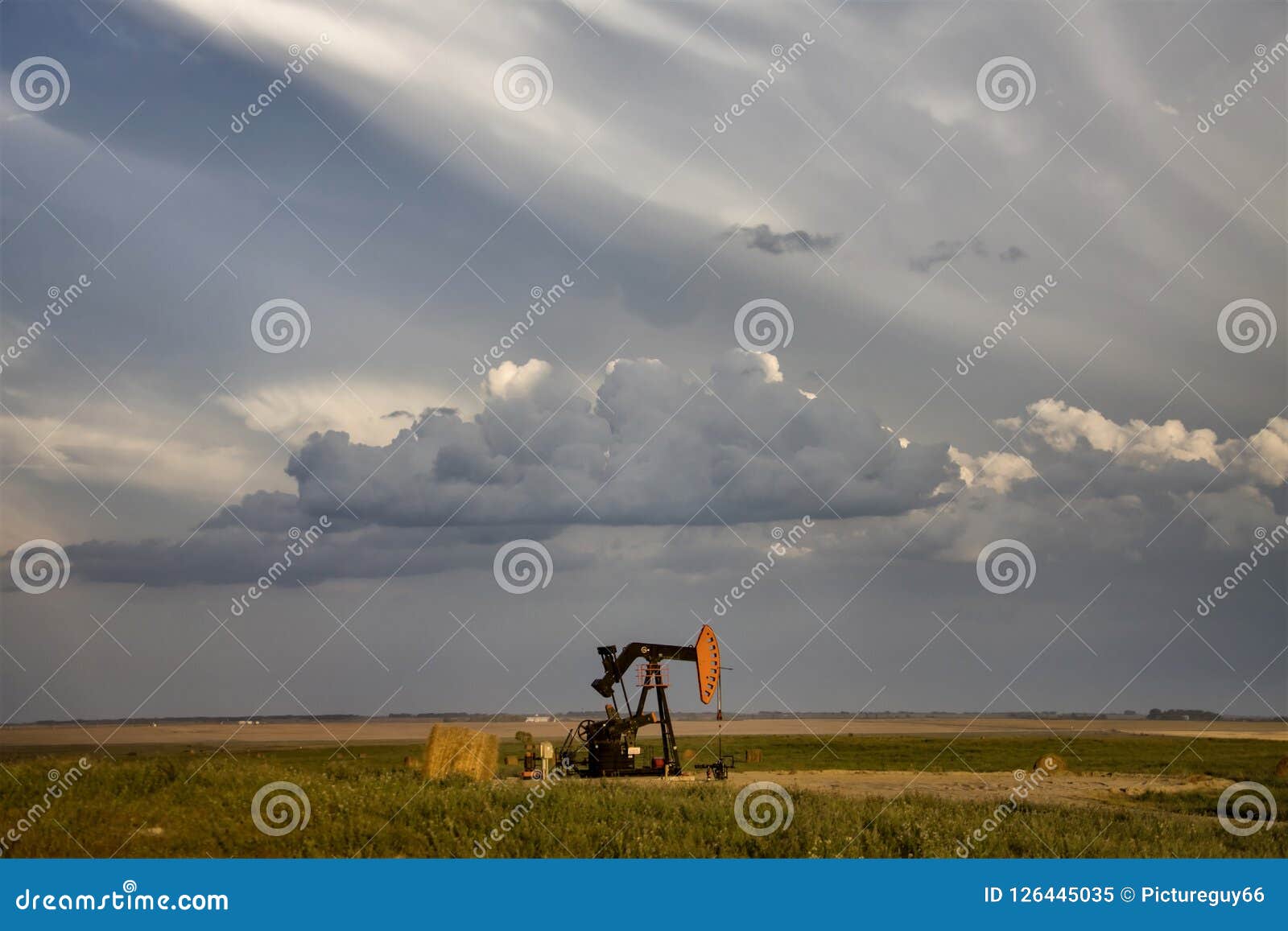 Prairie Storm Clouds stock image. Image of stormy, moody - 126445035