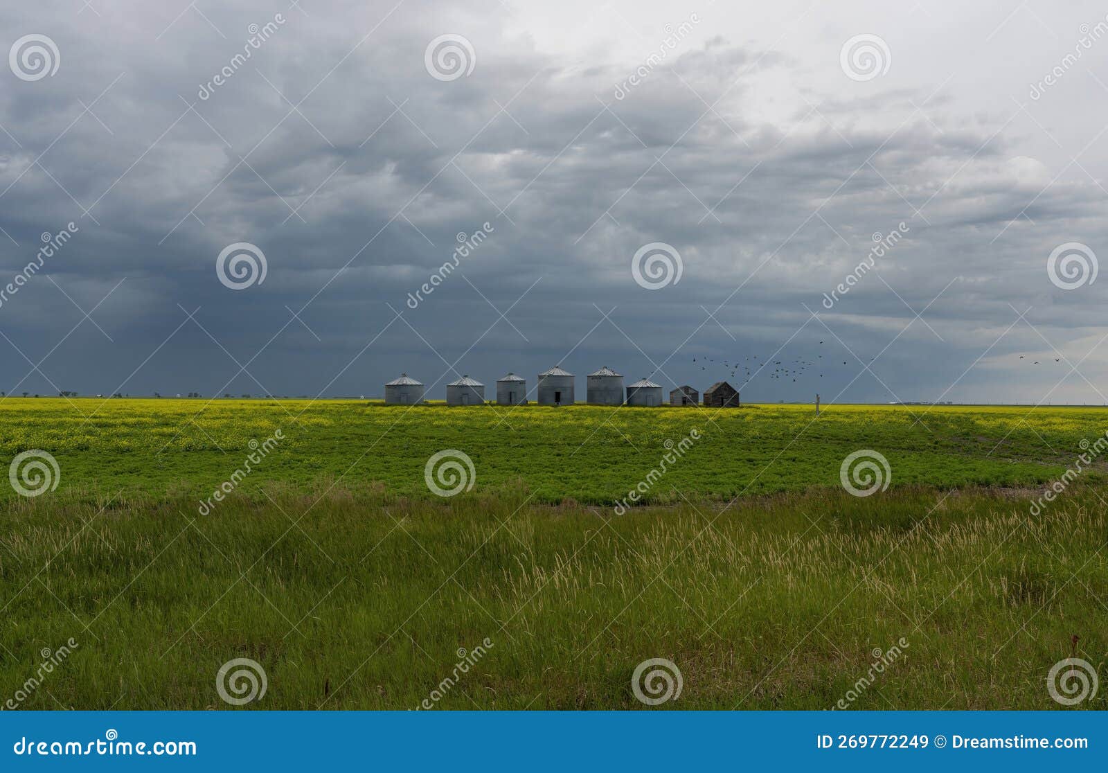 Prairie Storm Clouds stock image. Image of prairie, weather - 269772249