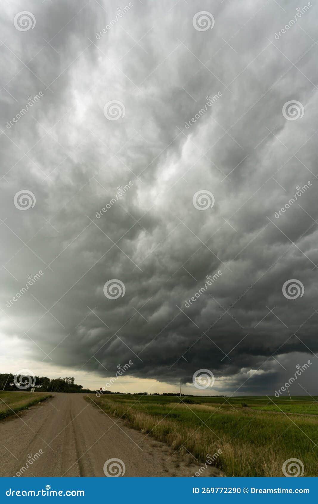 Prairie Storm Clouds stock photo. Image of weather, prairie - 269772290