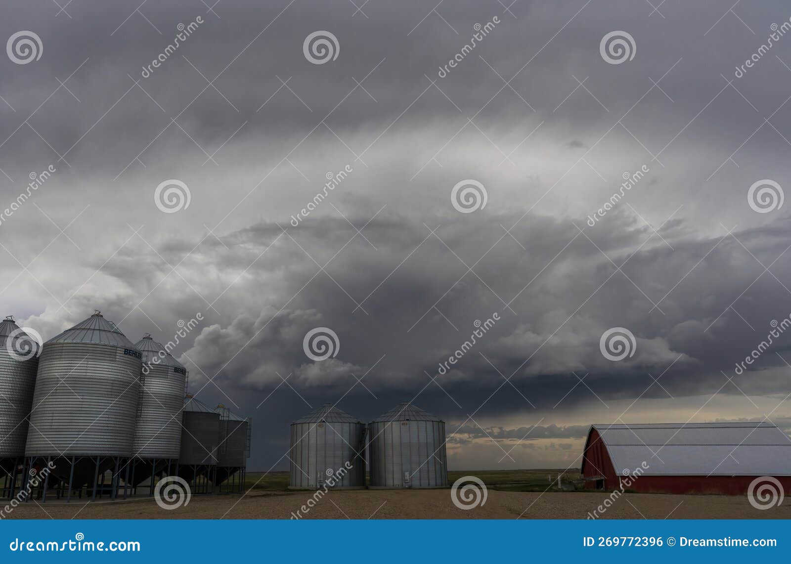 Prairie Storm Clouds stock photo. Image of canadian - 269772396
