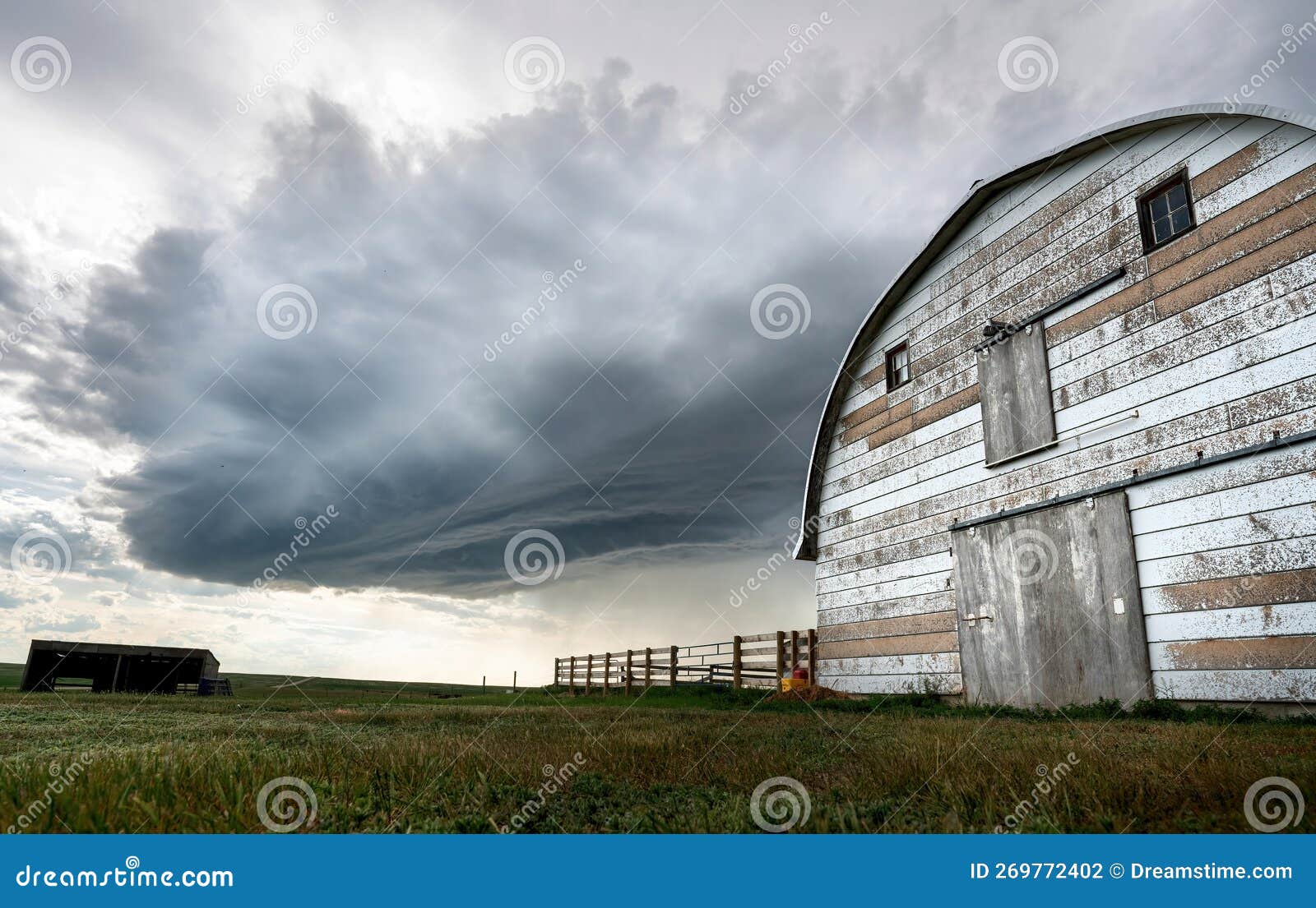 Prairie Storm Clouds stock photo. Image of prairie, stormy - 269772402