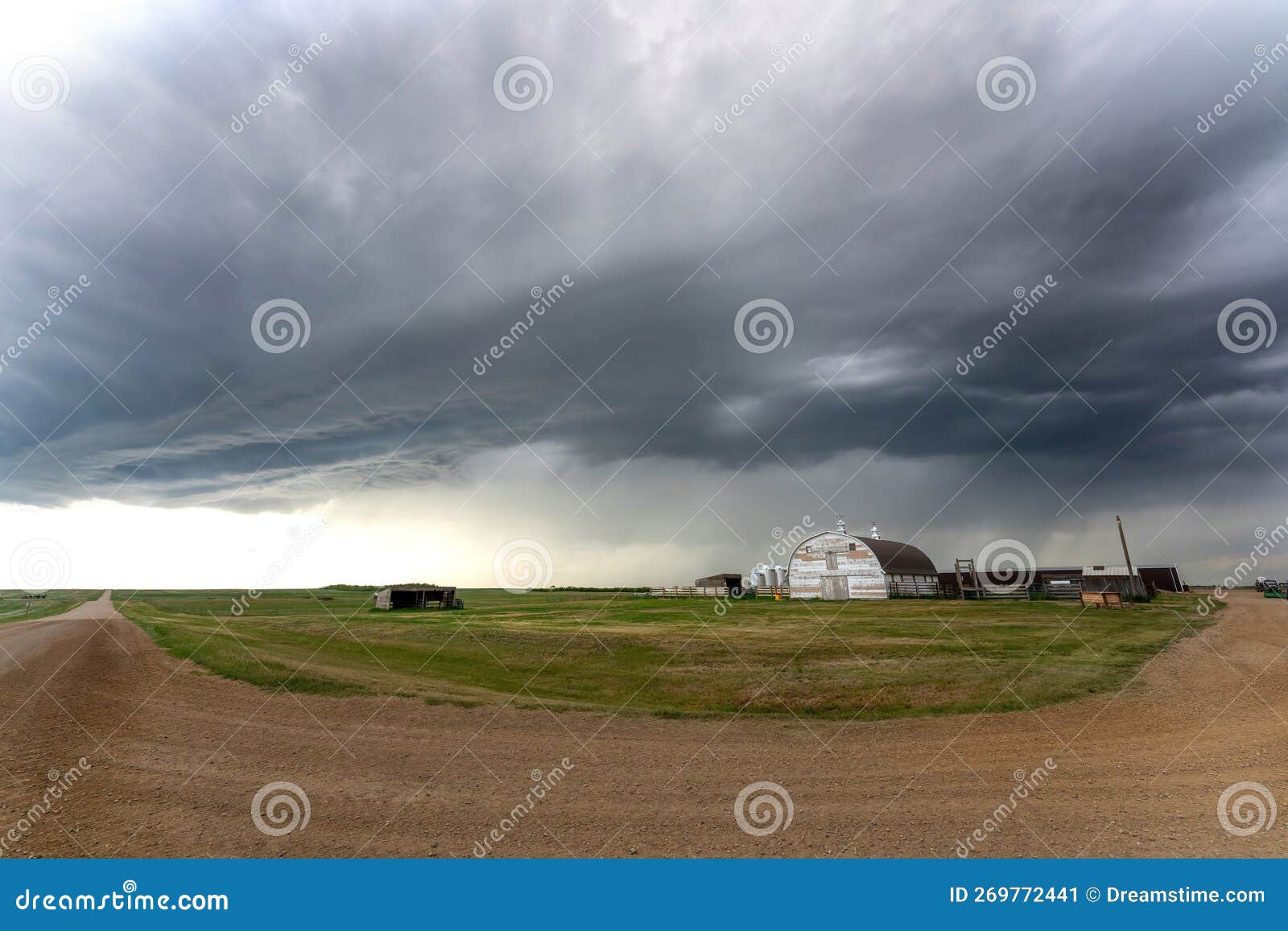Prairie Storm Clouds stock image. Image of scenes, plains - 269772441