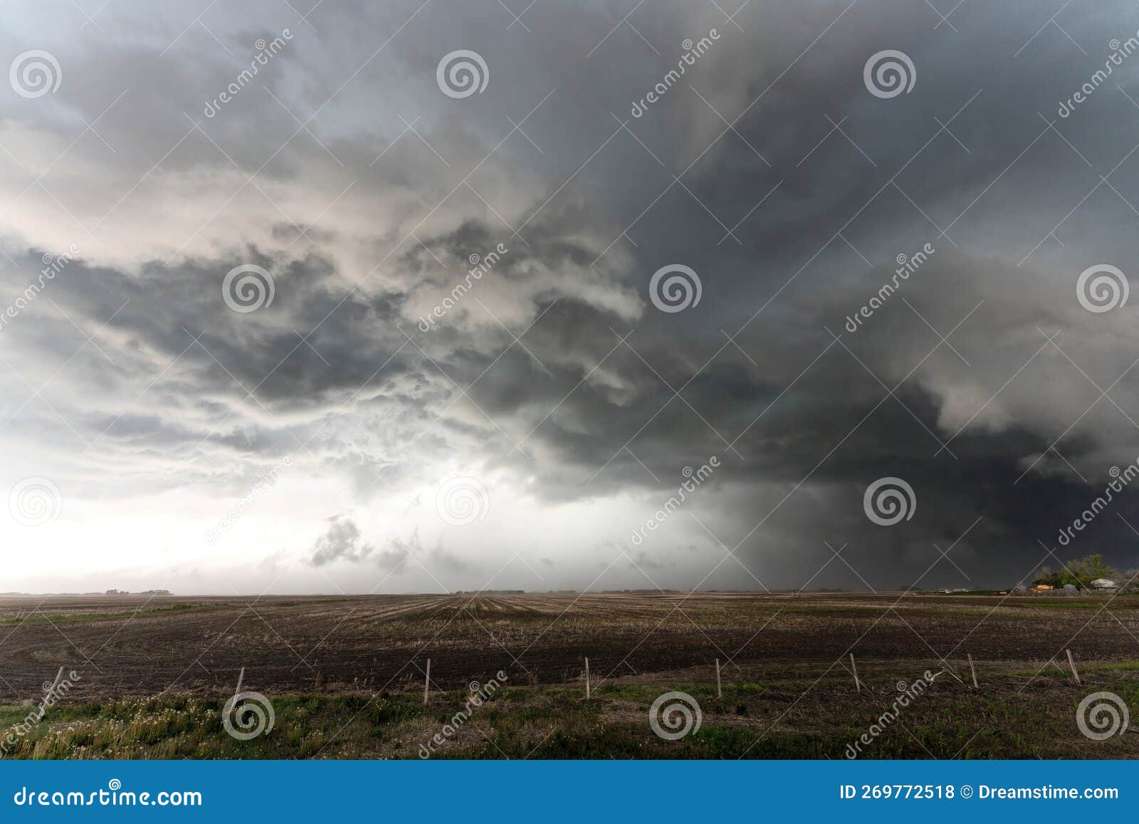 Prairie Storm Clouds stock photo. Image of weather, storms - 269772518