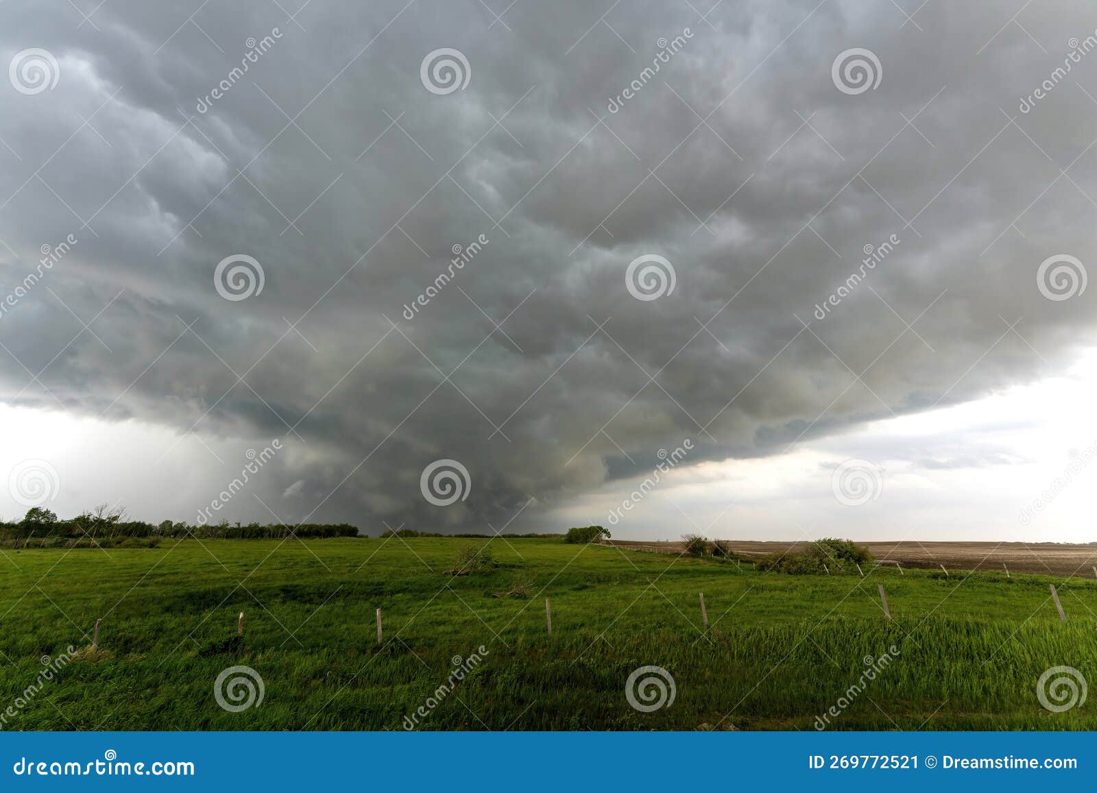 Prairie Storm Clouds stock image. Image of severe, extreme - 269772521