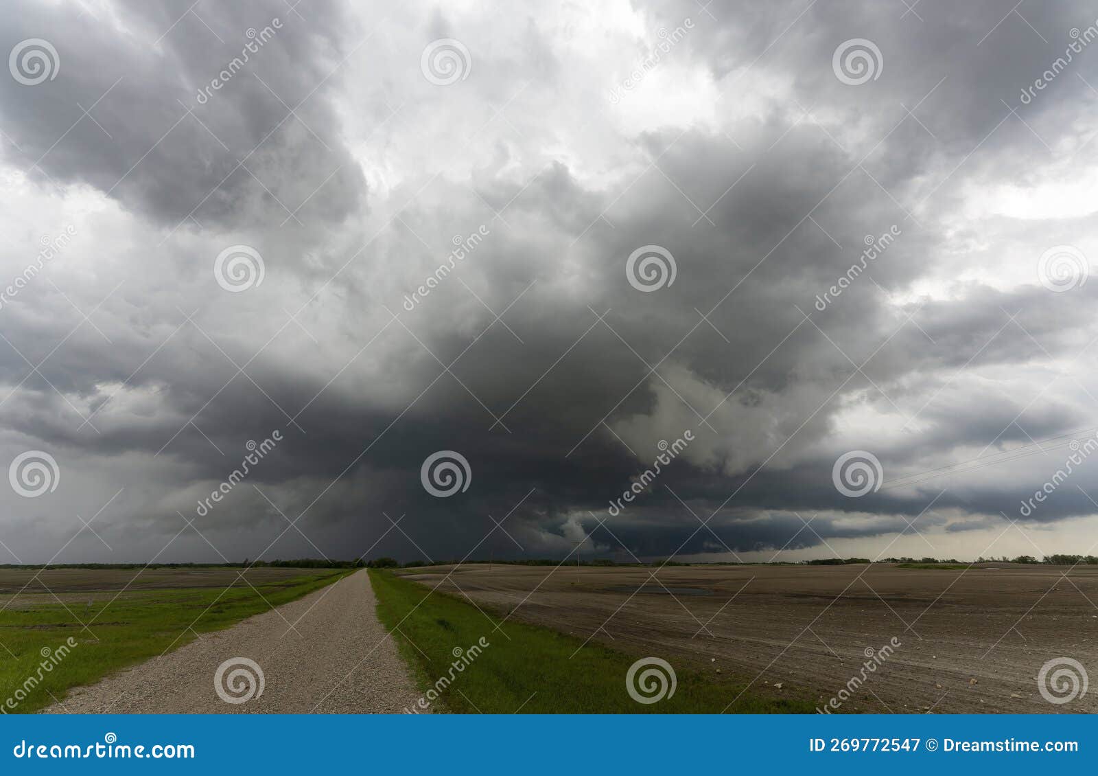 Prairie Storm Clouds stock image. Image of stormy, severe - 269772547