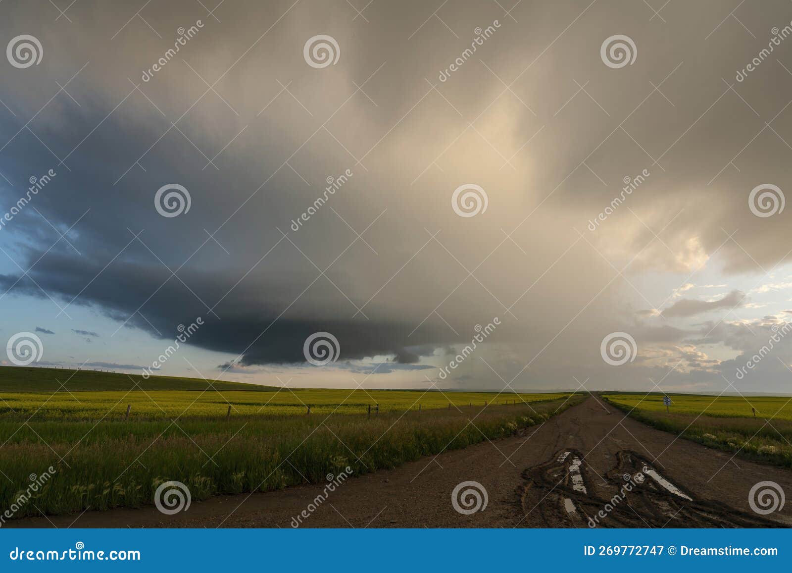 Prairie Storm Clouds stock image. Image of prairie, great - 269772747