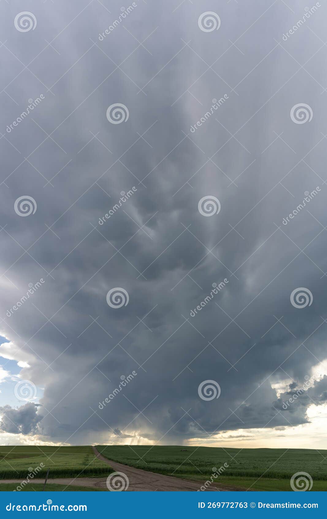 Prairie Storm Clouds stock image. Image of severe, stormy - 269772763