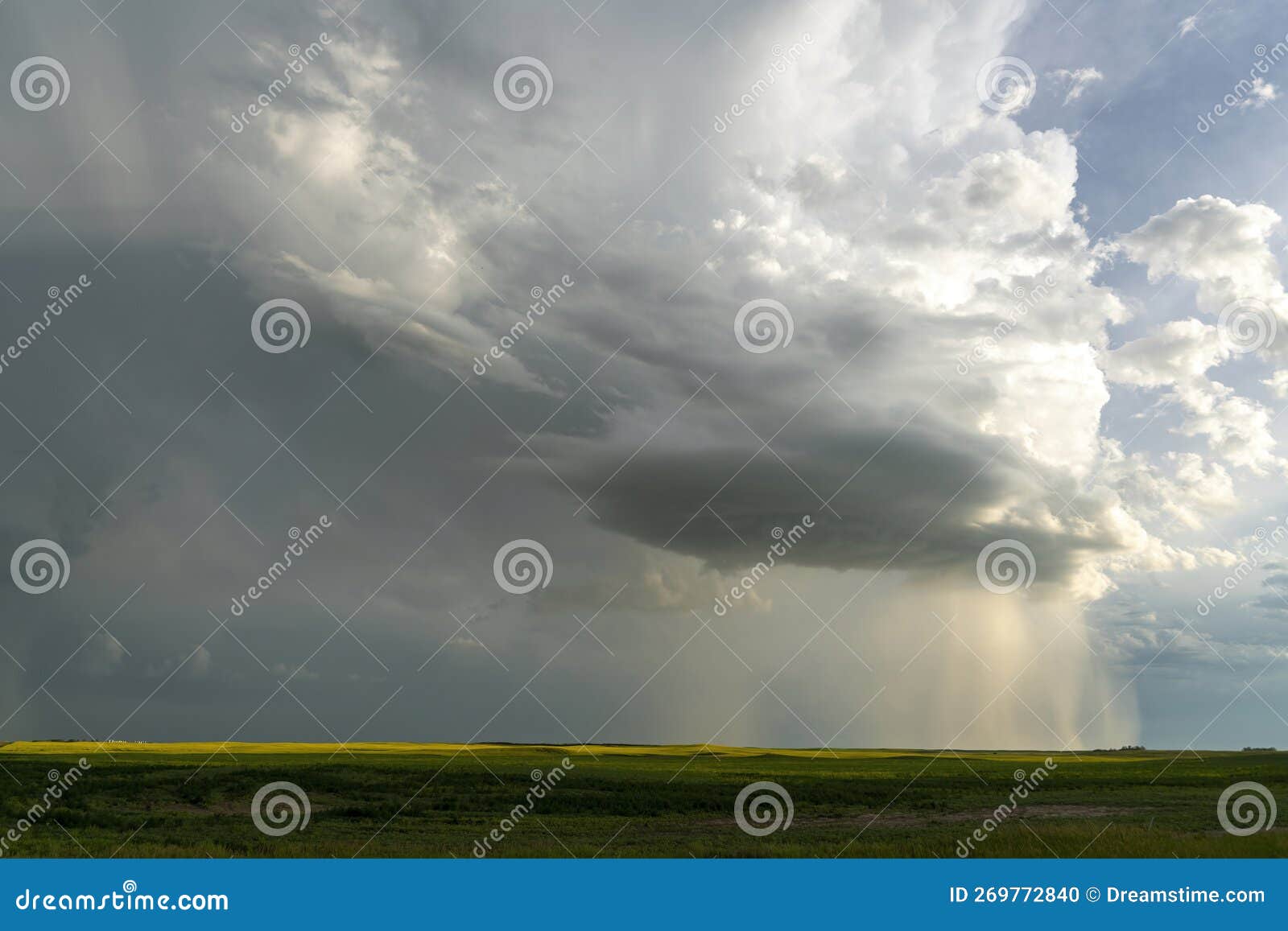 Prairie Storm Clouds stock photo. Image of stormy, gloomy - 269772840