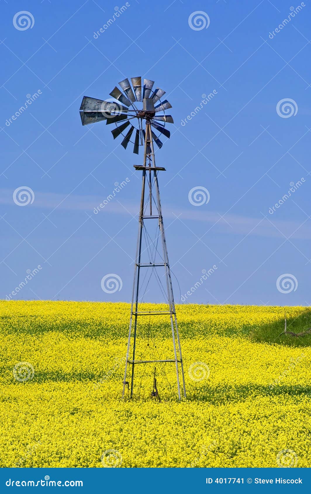 Prairie Windmill stock image. Image of windmill, farming - 4017741