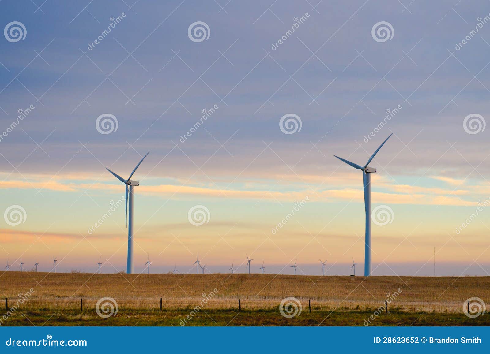 Prairie Windmills stock photo. Image of power, cloud - 28623652