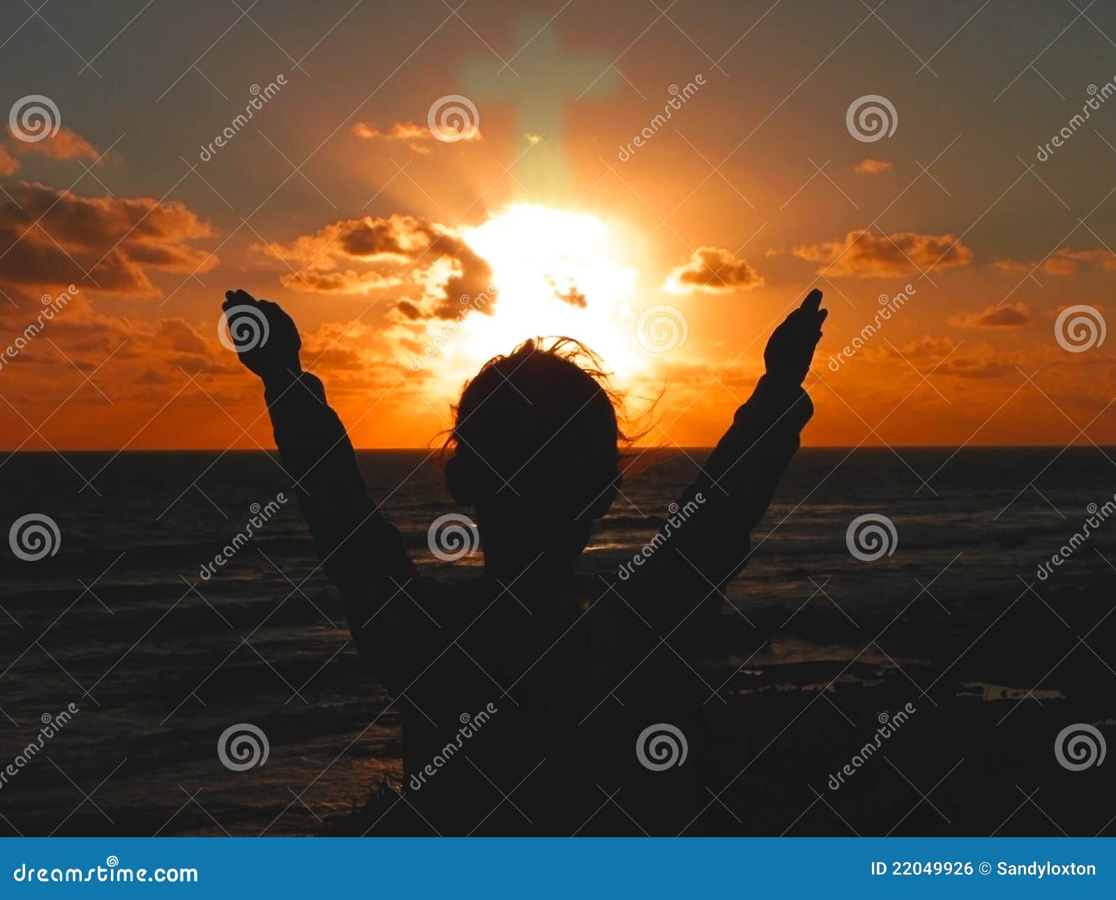 Praising God stock photo. Image of praising, religion - 22049926