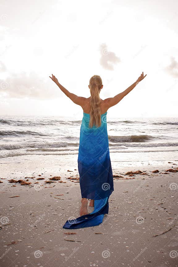 Praising the sun stock photo. Image of hair, religion - 11302642