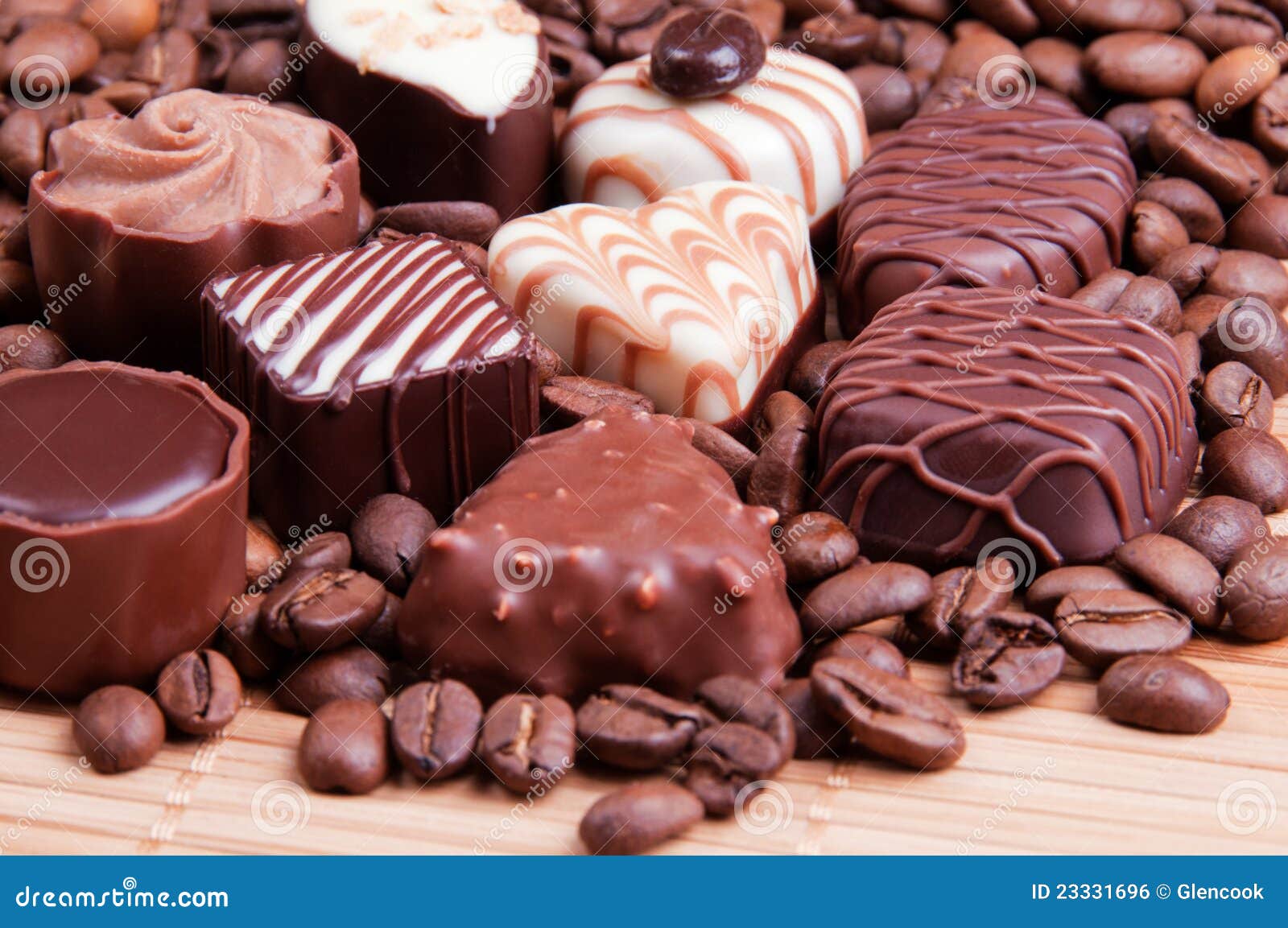 Praline stock photo. Image of cream, gourmet, crisp, gift - 23331696