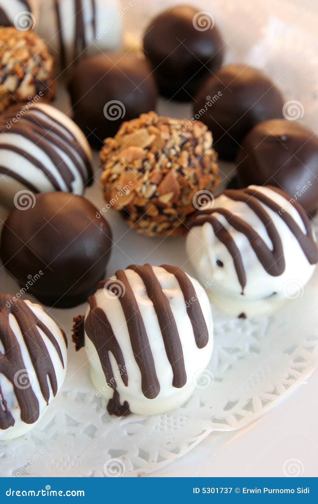 Praline pastry stock image. Image of macro, industry, photograph - 5301737