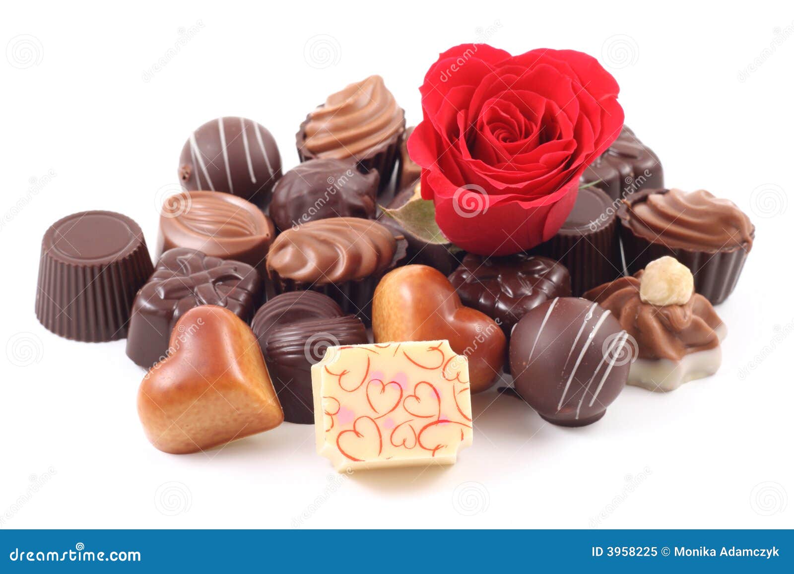 Pralines stock image. Image of sweets, birthday, chocolates - 3958225
