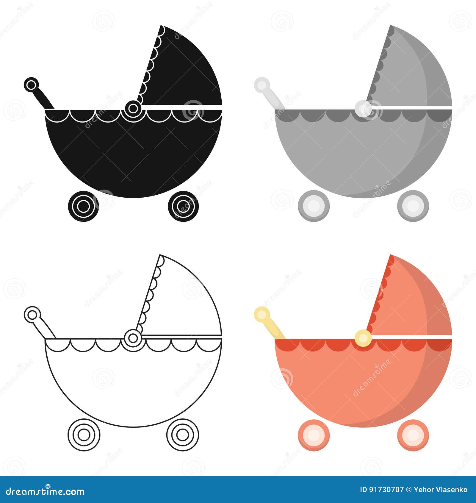 Pram Cartoon Stock Illustrations – 3,751 Pram Cartoon Stock ...
