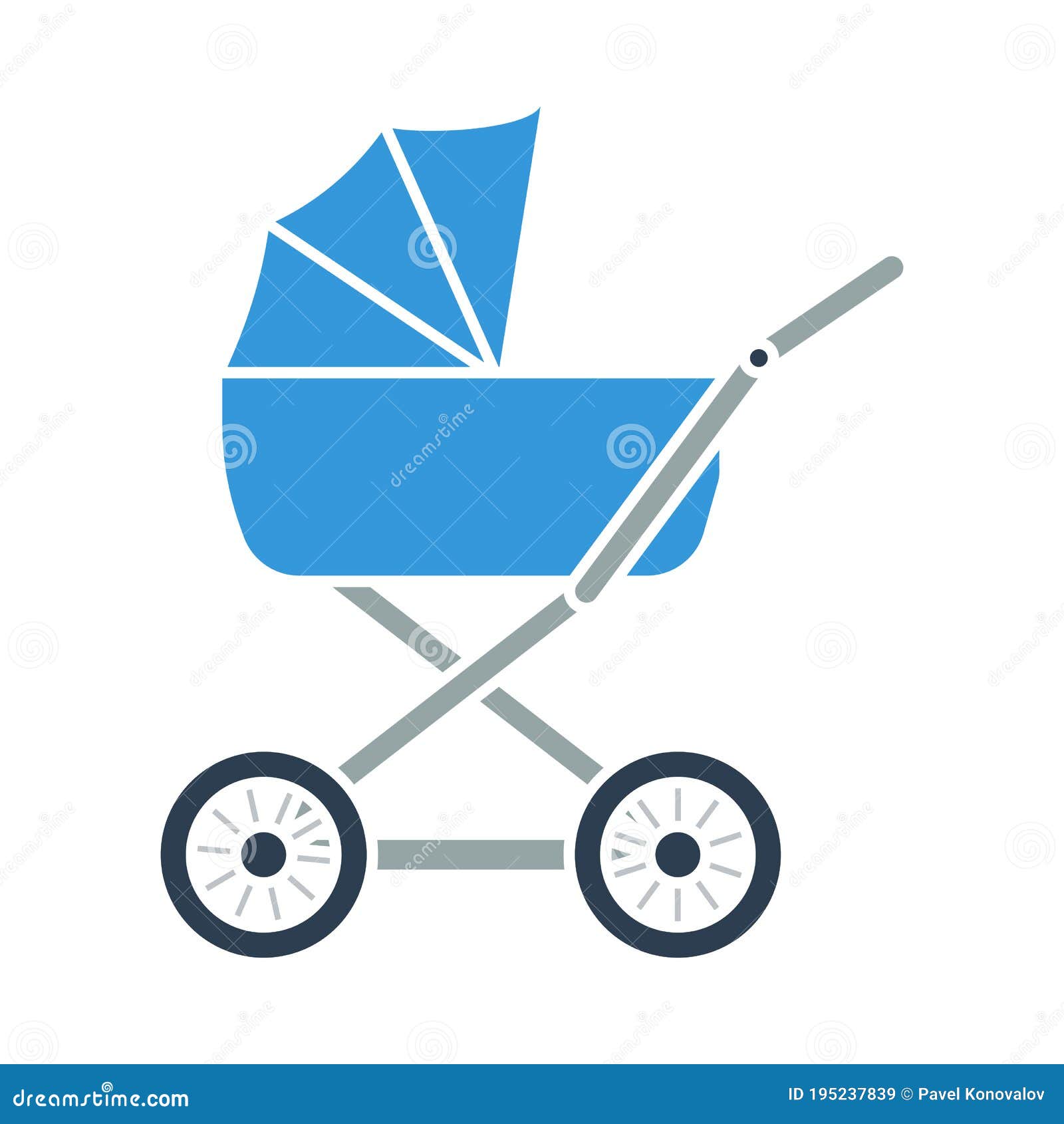 Pram Icon Vector Illustration | CartoonDealer.com #90295584
