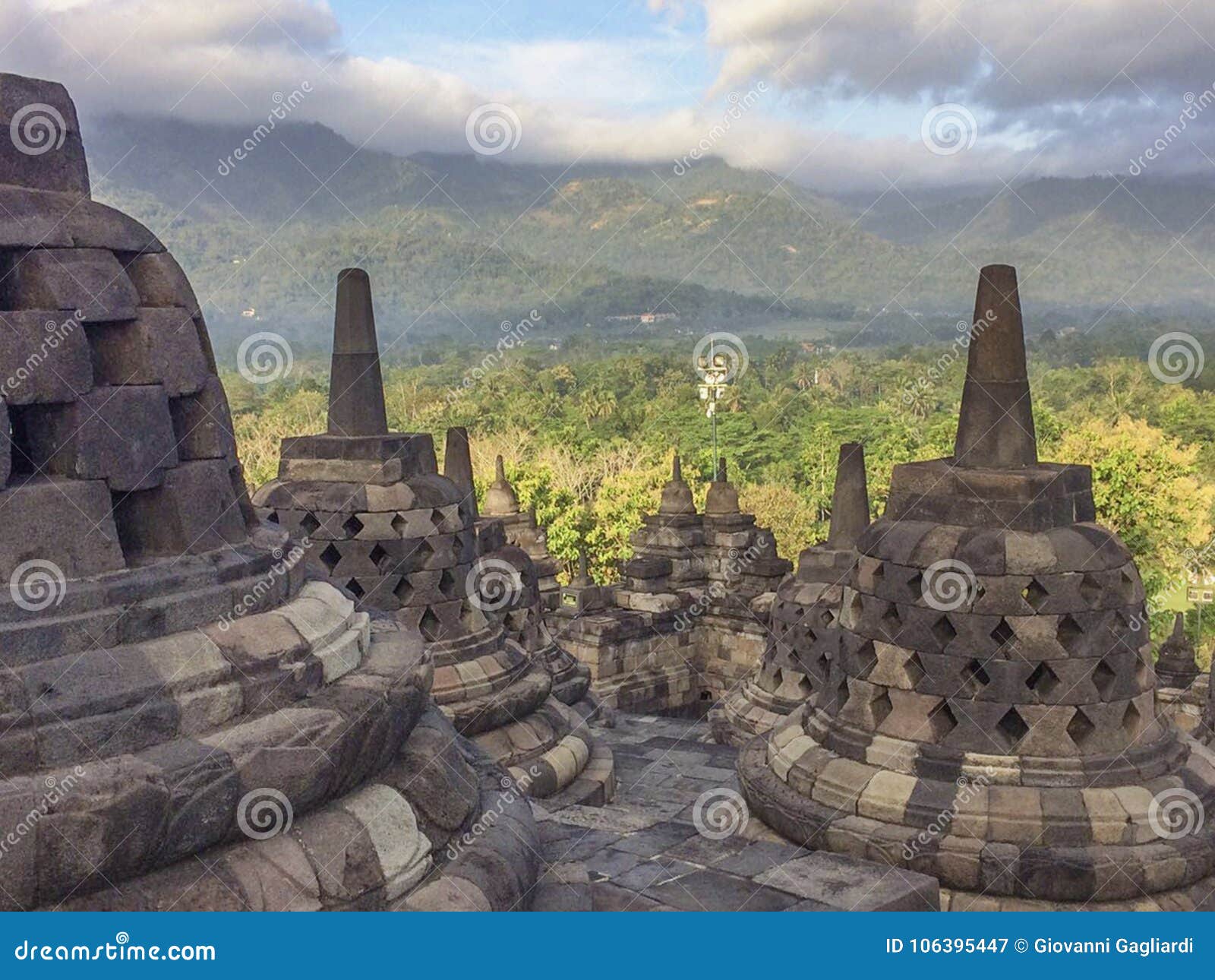 Prambanan or Candi Rara Jonggrang in Java, Indonesia, Stock Image ...