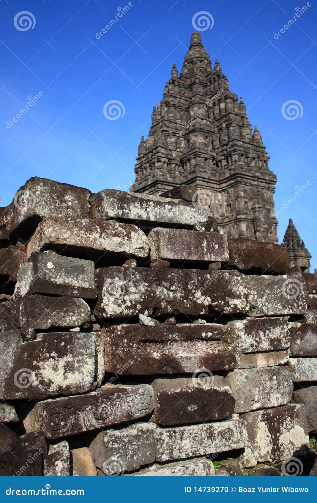 Prambanan Hindu Temple stock photo. Image of asia, construction - 14739270