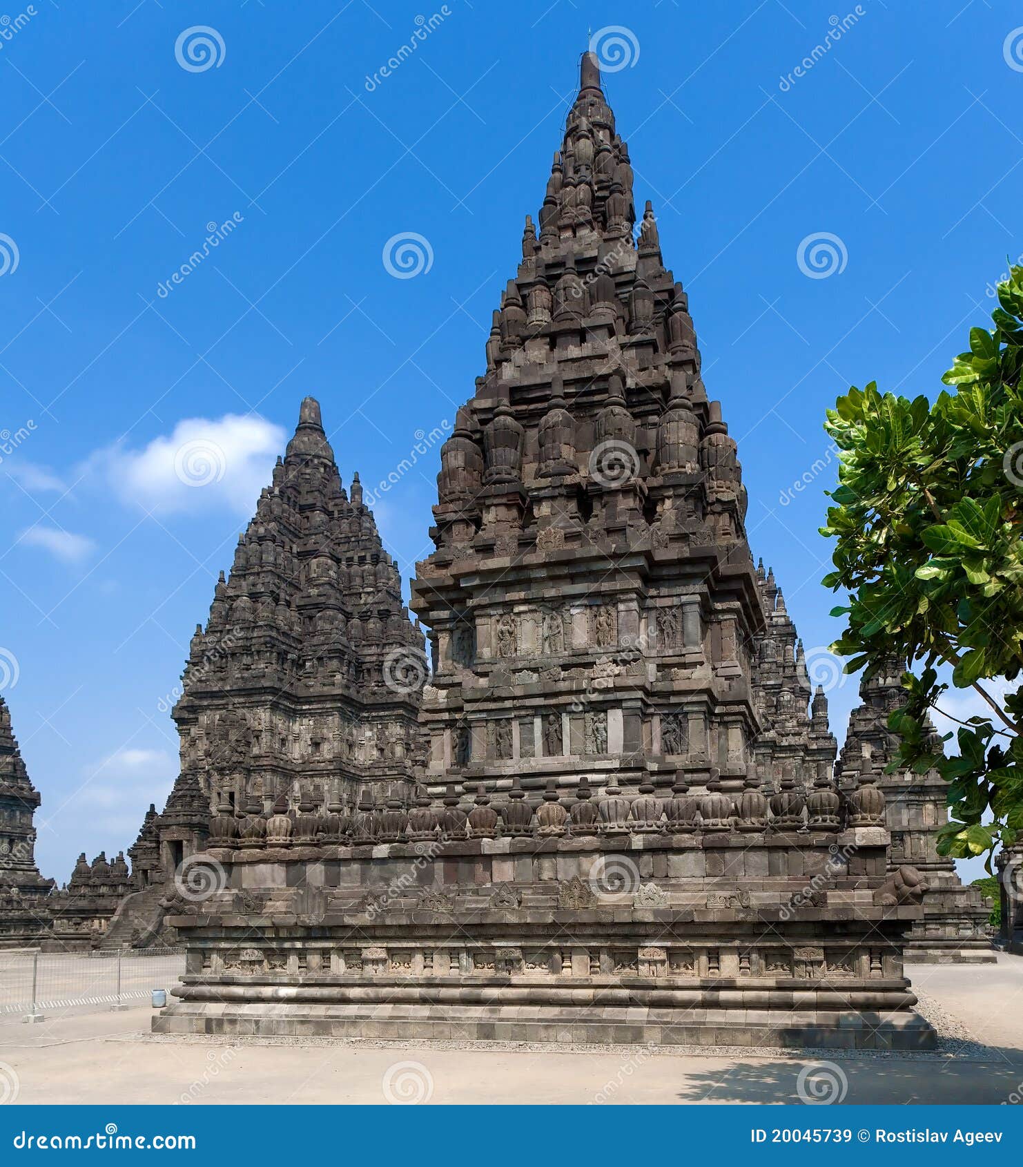 Prambanan Hindu Temple Yogyakarta Java, Indonesia Stock Image - Image ...