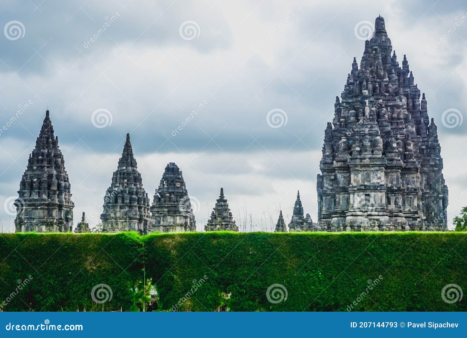 Prambanan - a Huge Complex of Hindu Temples in Indonesia Stock Image ...