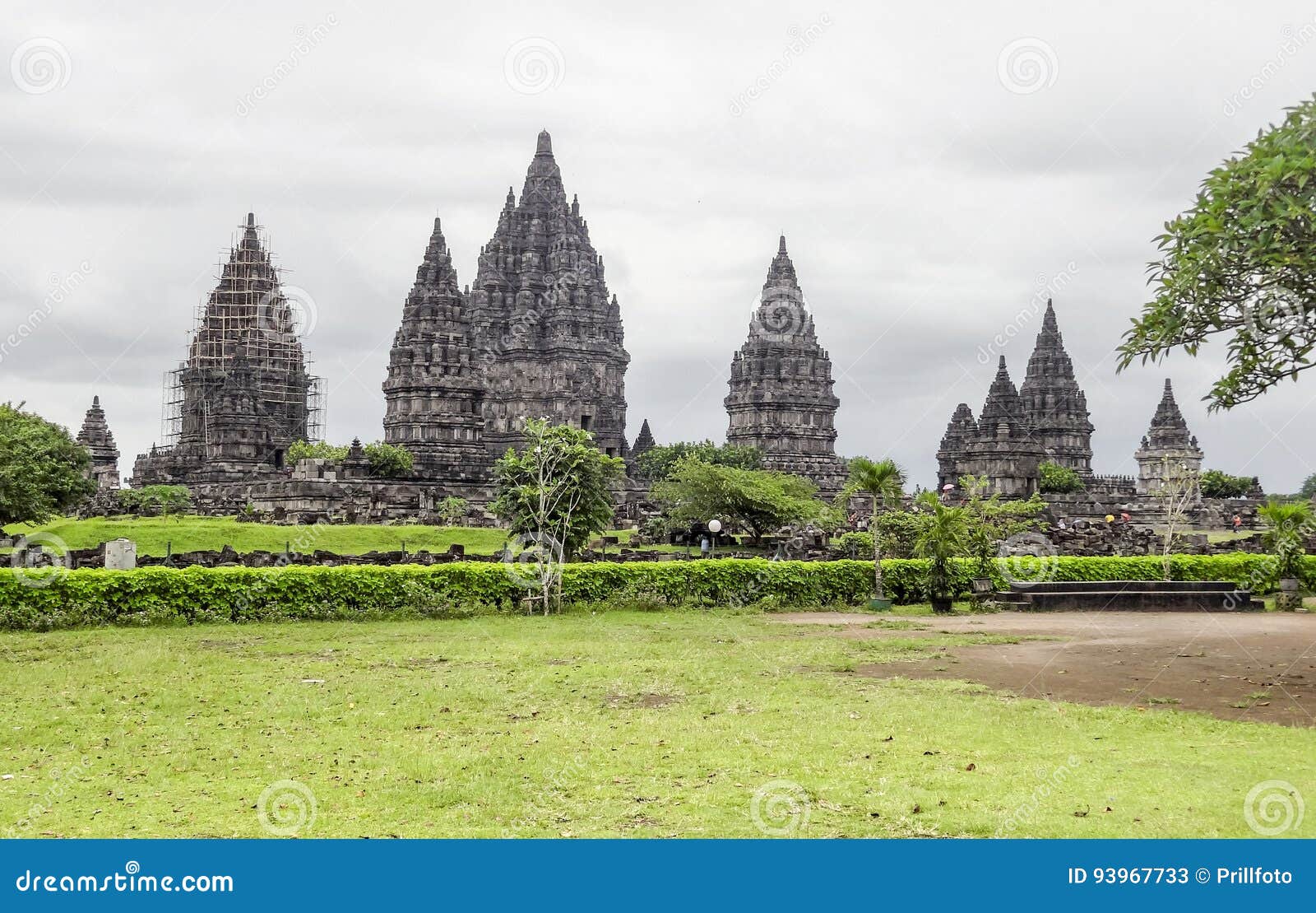 Prambanan in Java stock image. Image of indonesia, culture - 93967733