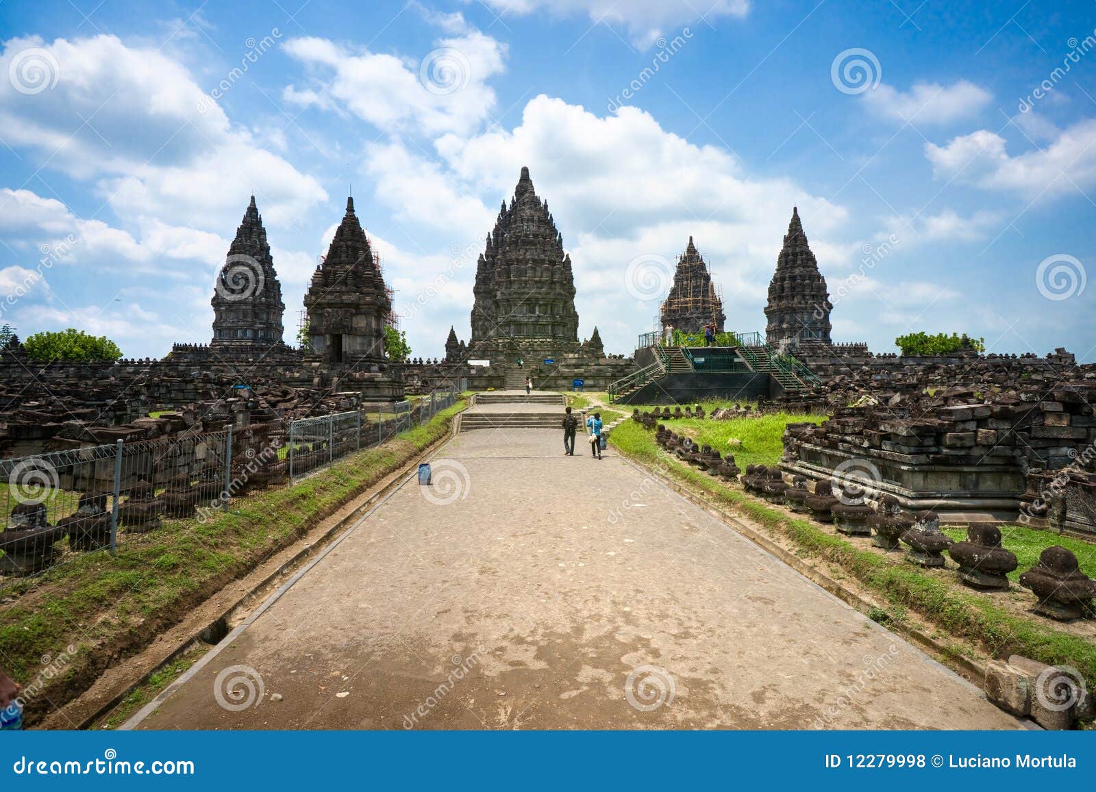 Prambanan Java, Indonesia. stock photo. Image of meditation - 12279998