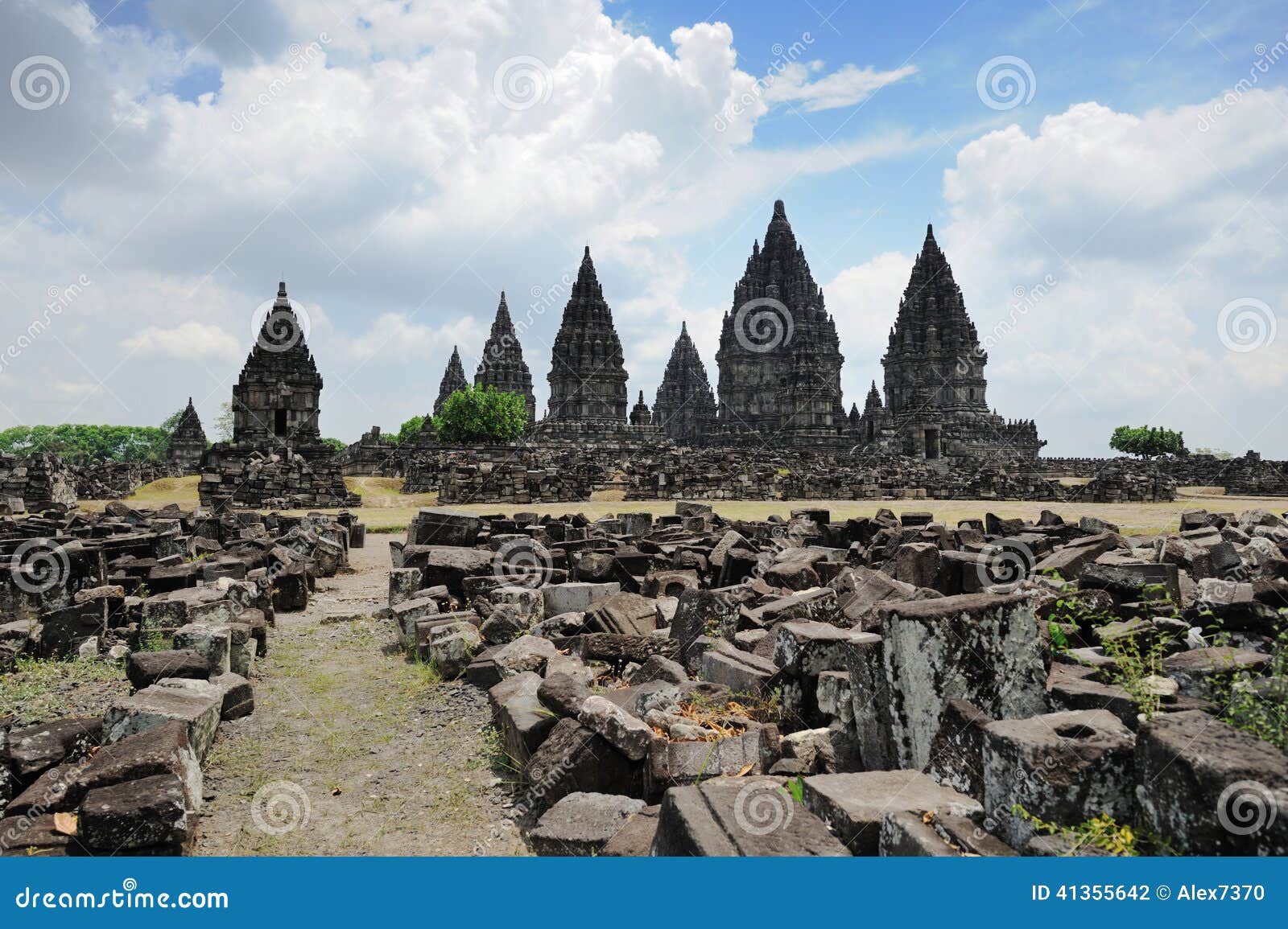 Prambanan, Java Island, Indonesia Stock Photo - Image of architecture ...